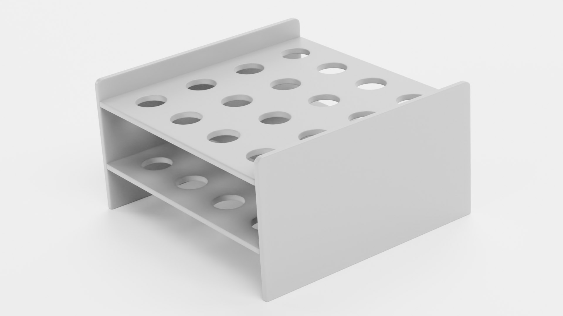 3D Model Test Tubes Rack - TurboSquid 1523536