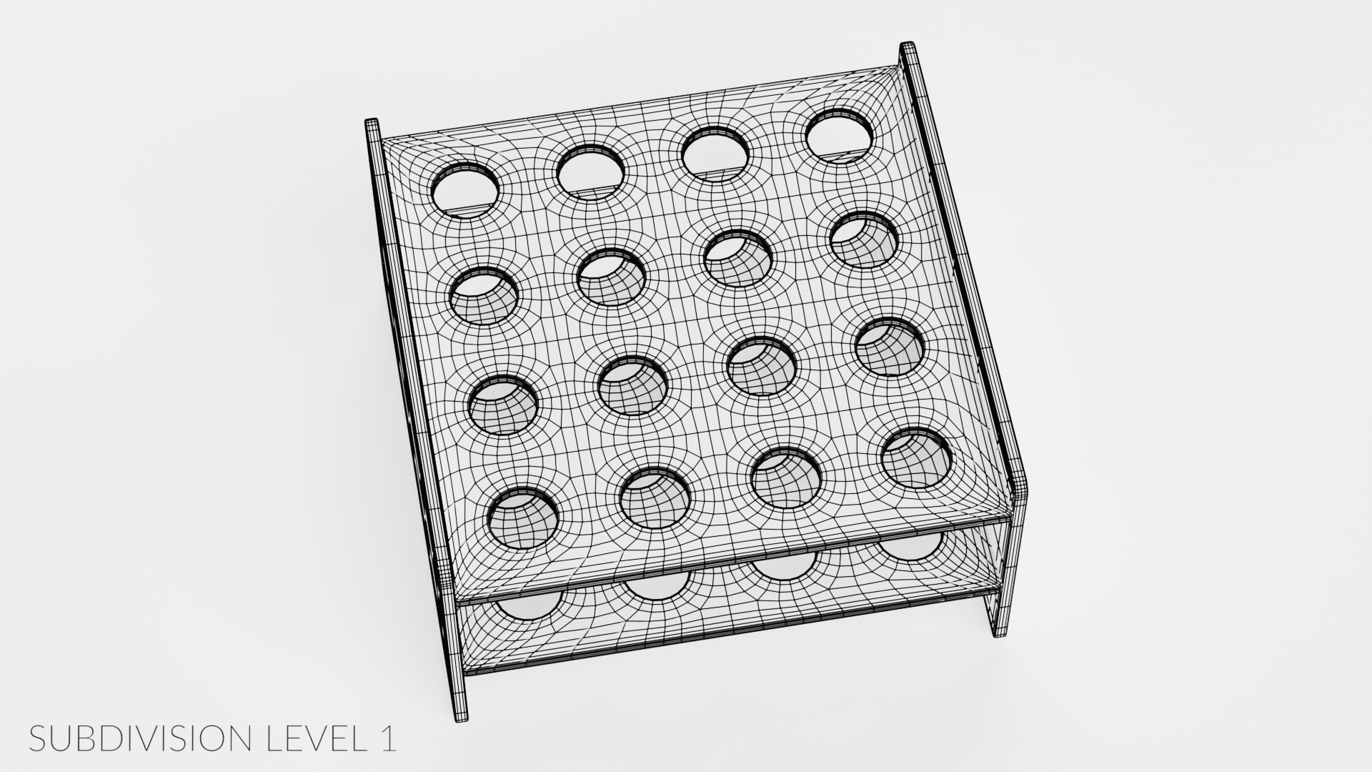 3D Model Test Tubes Rack - TurboSquid 1523536