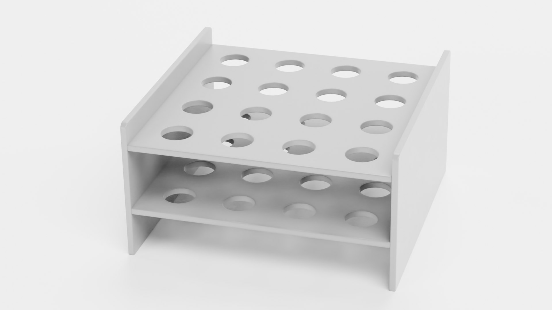3D Model Test Tubes Rack - TurboSquid 1523536