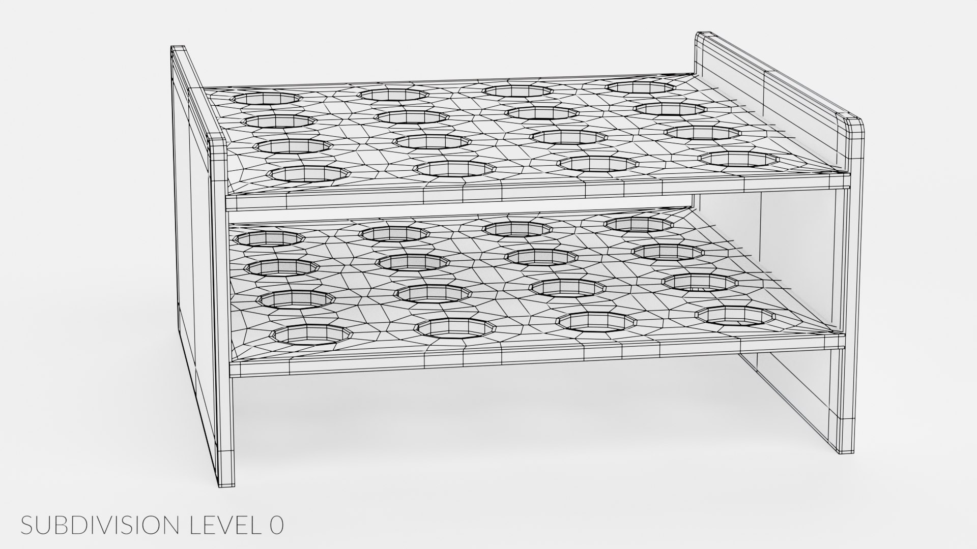 3D Model Test Tubes Rack - TurboSquid 1523536