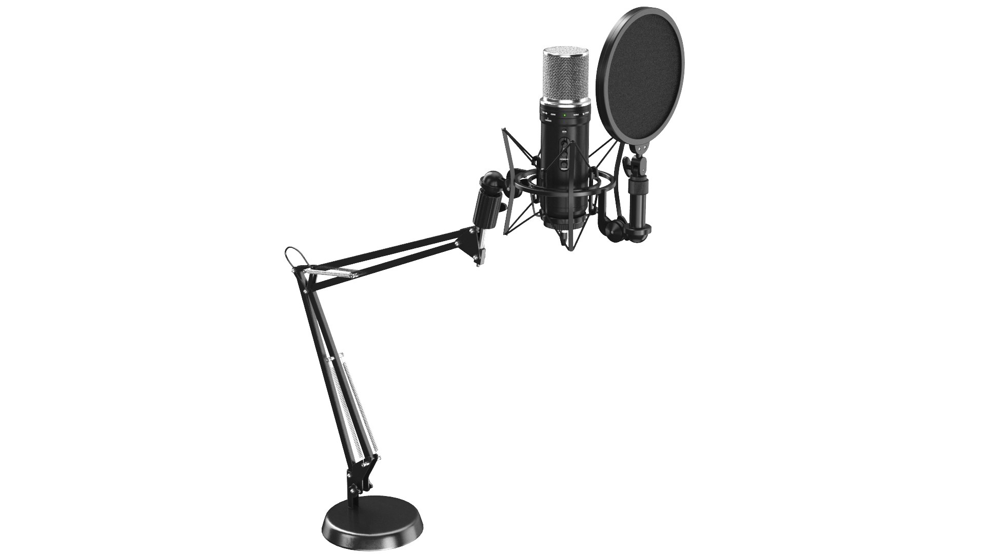 3D Condenser Microphone With Durable Arm - TurboSquid 1820845