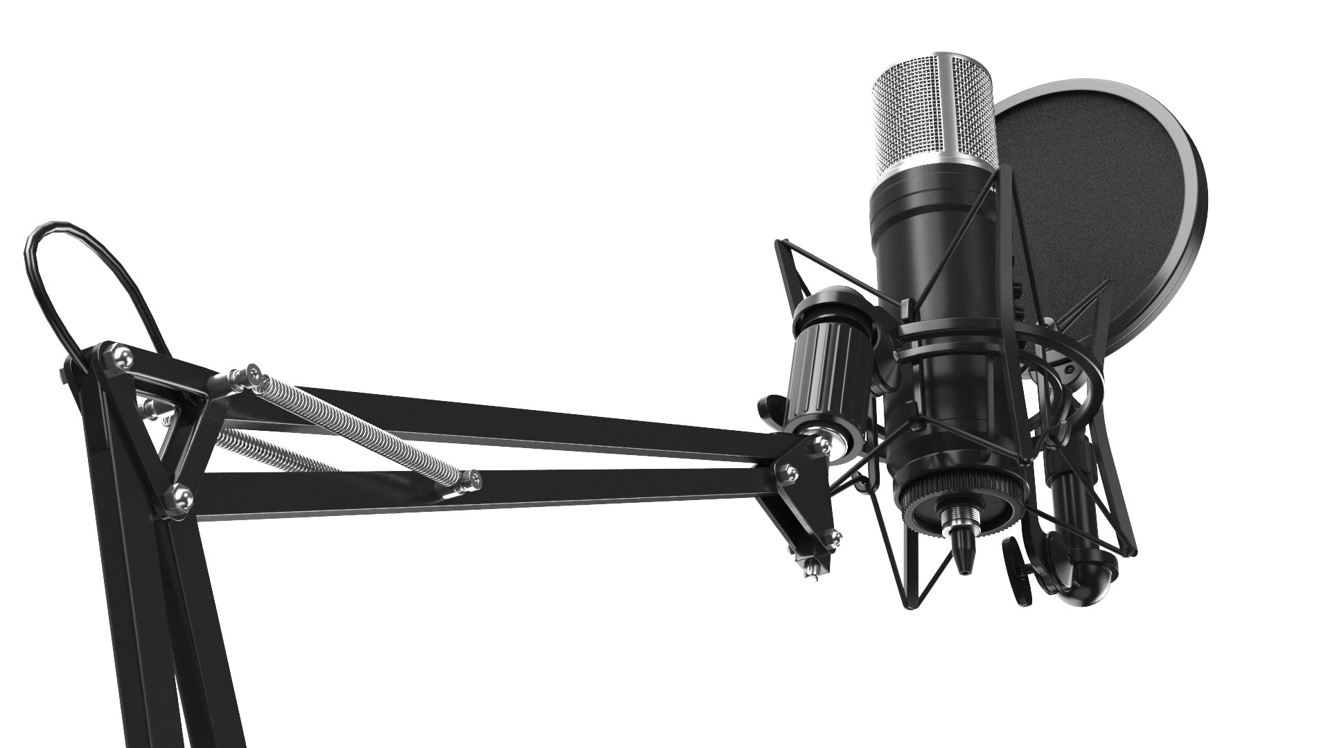 3D Condenser Microphone With Durable Arm - TurboSquid 1820845