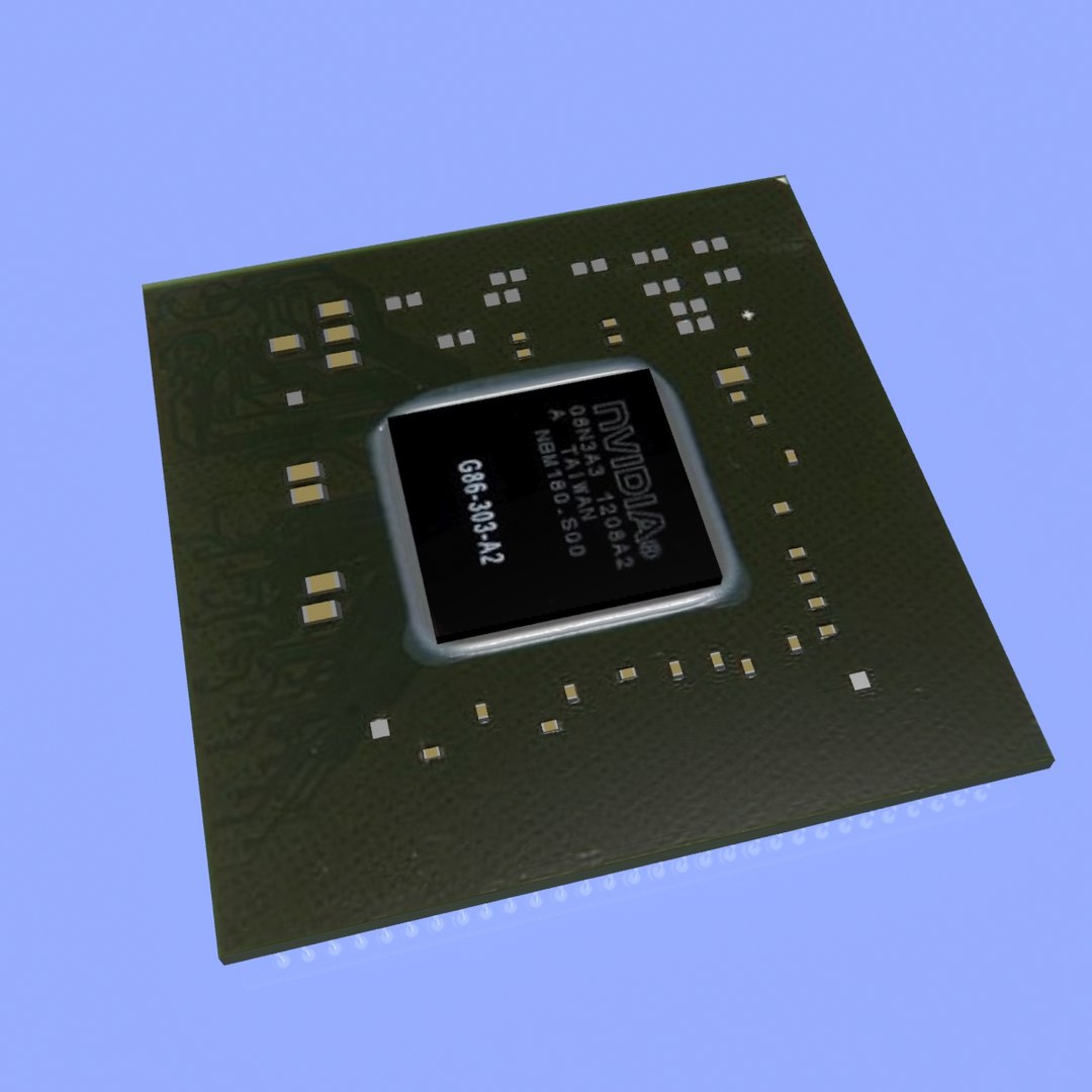 3d model video chip g86 303