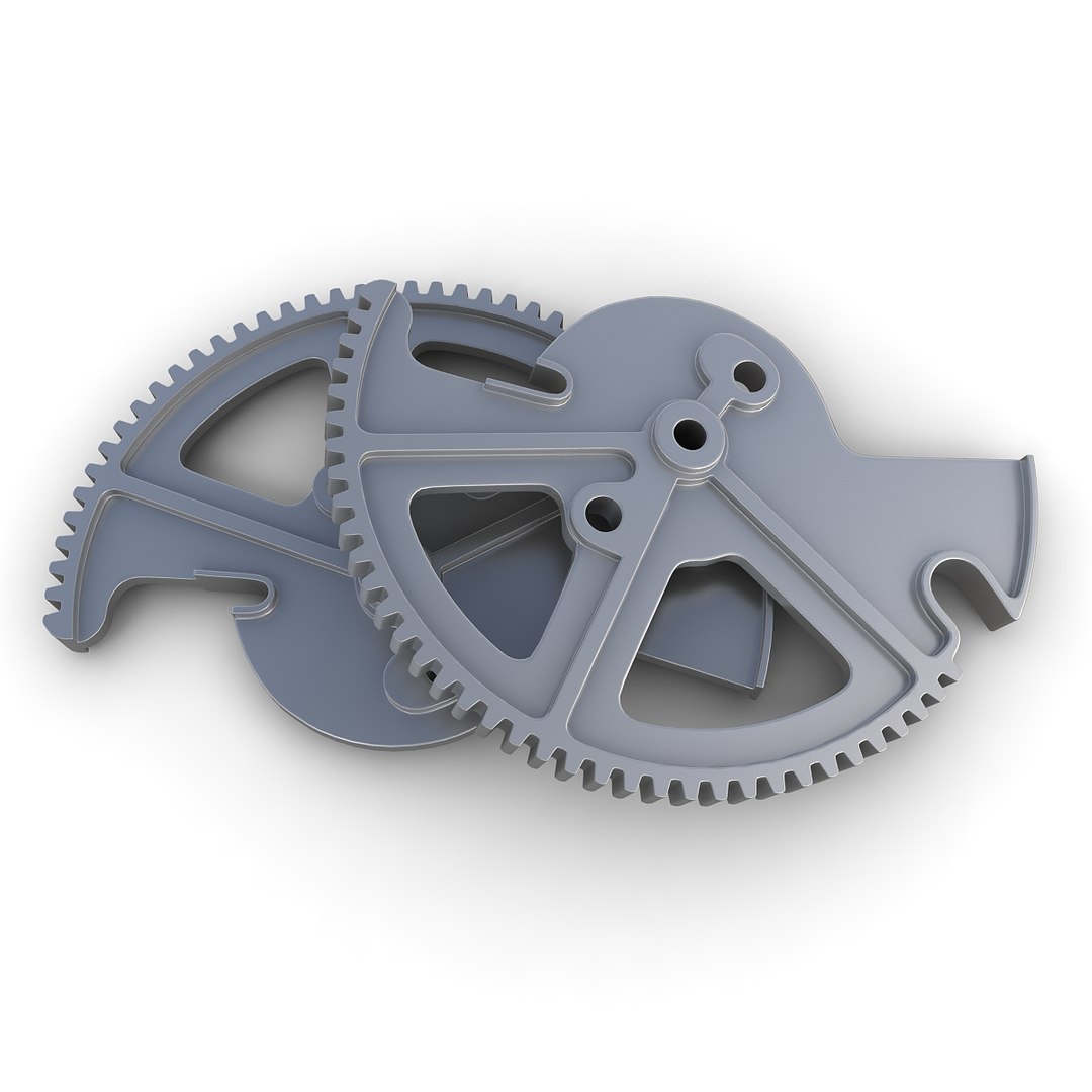 3d Model Gears Set 05