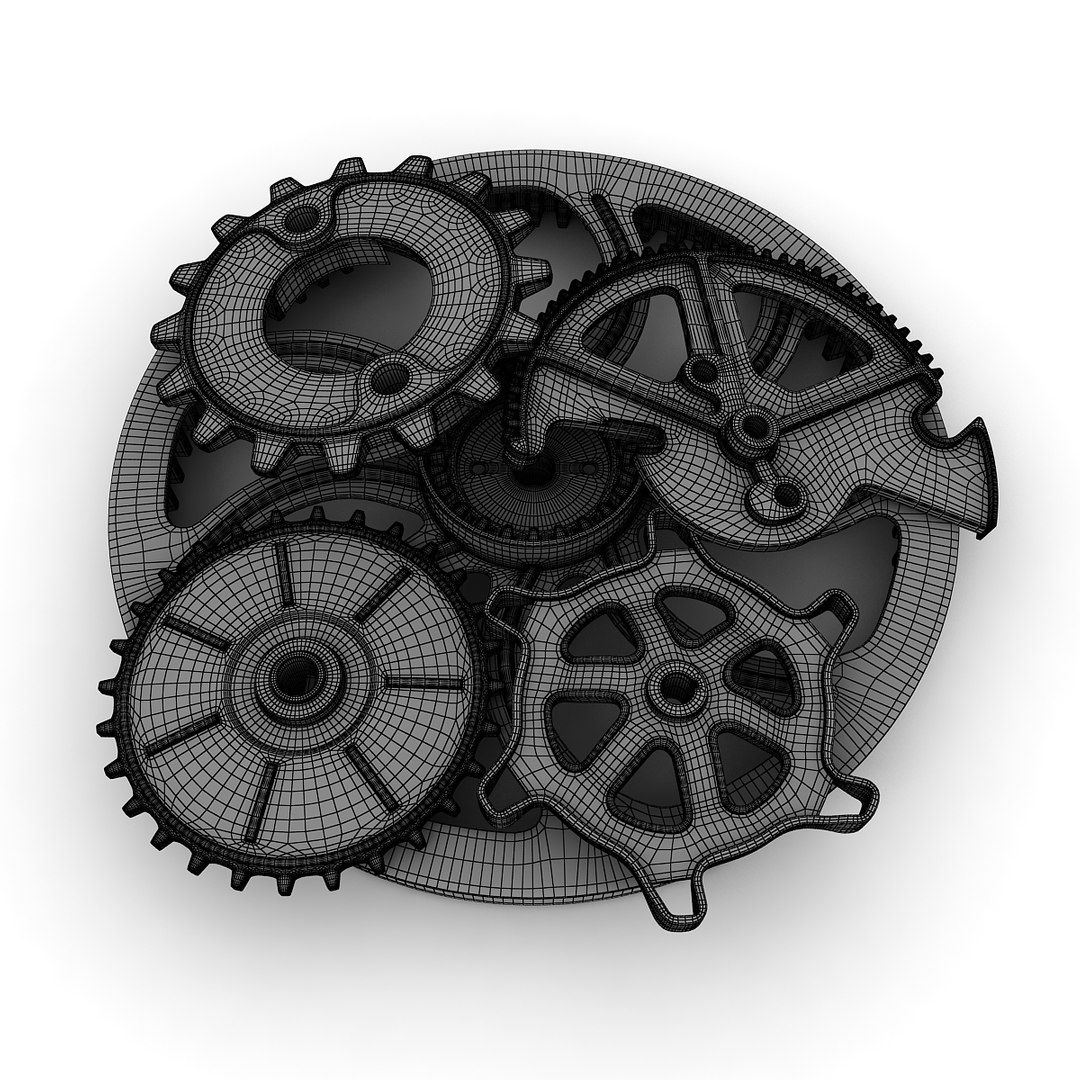 3d Model Gears Set 05