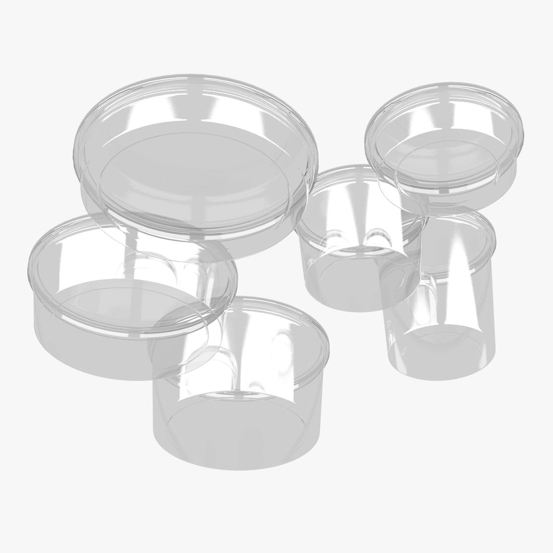 Plastic Containers 3D Model - TurboSquid 1461013
