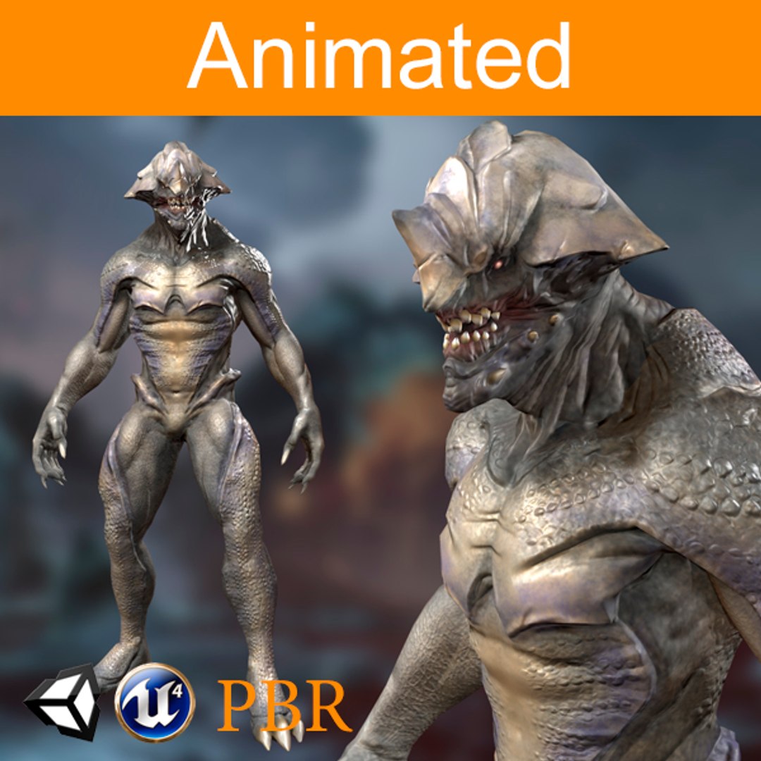 Character Creature 01 Model - TurboSquid 1251995