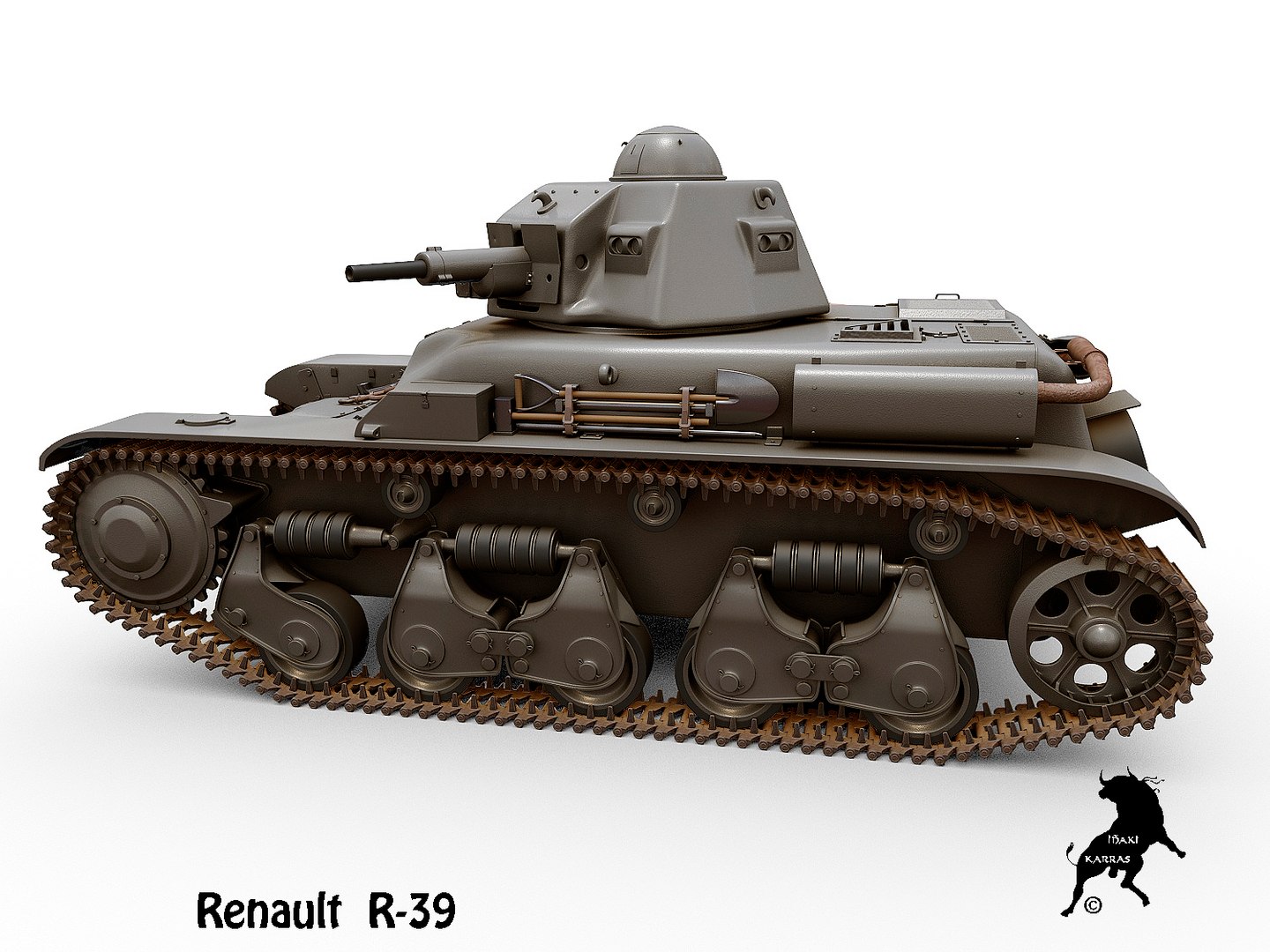 Renault R39 Model - TurboSquid 1237661