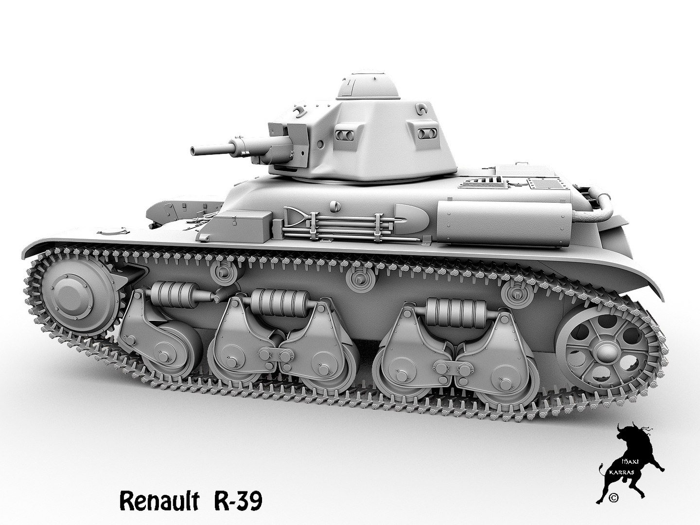 Renault R39 Model - TurboSquid 1237661
