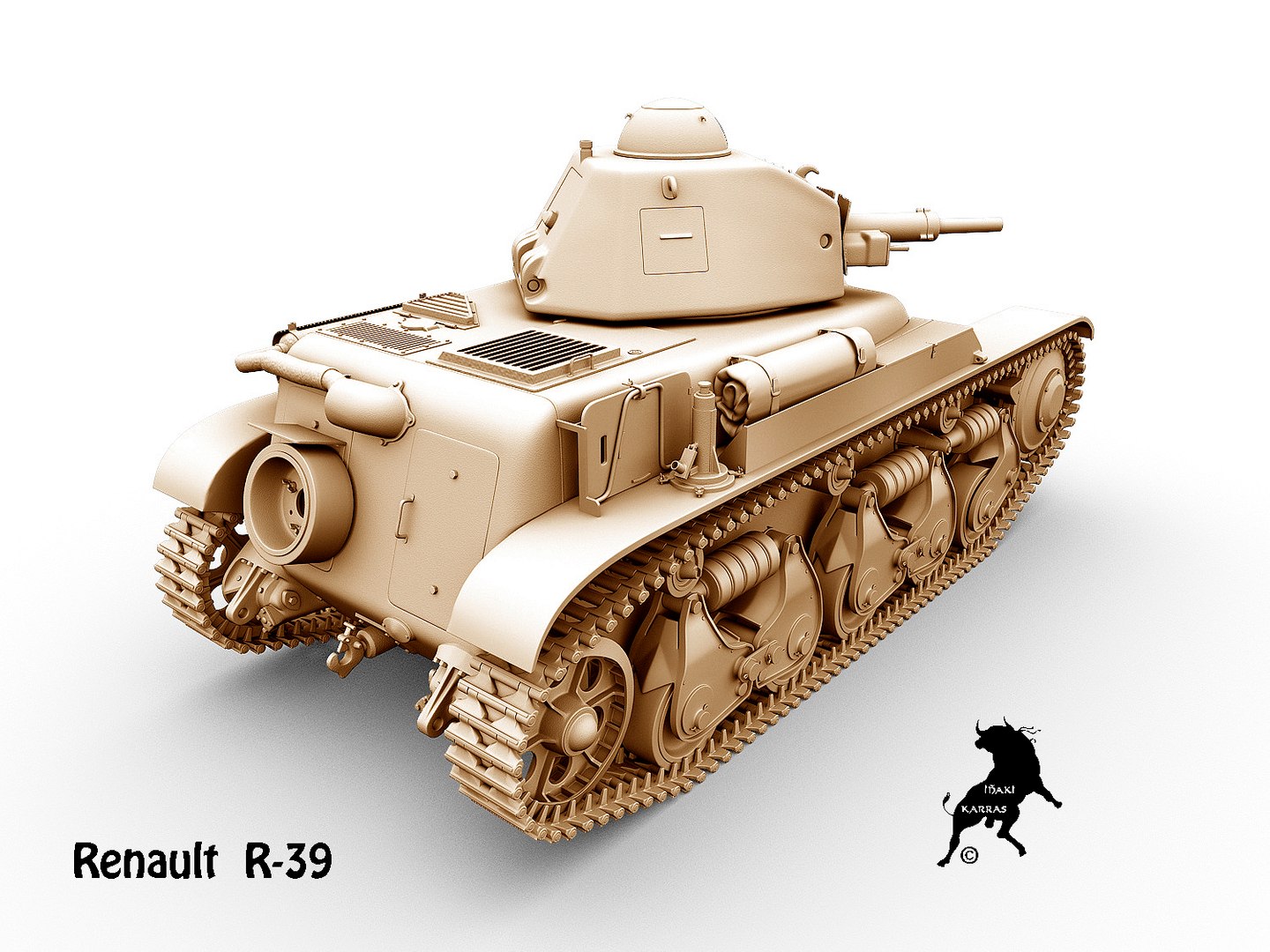 Renault R39 Model - TurboSquid 1237661