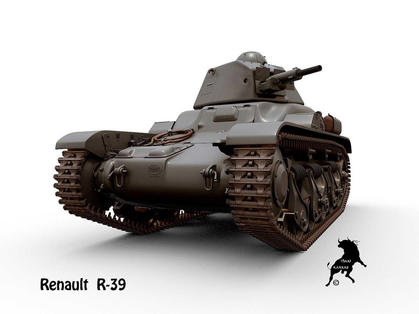 Renault R39 Model - TurboSquid 1237661