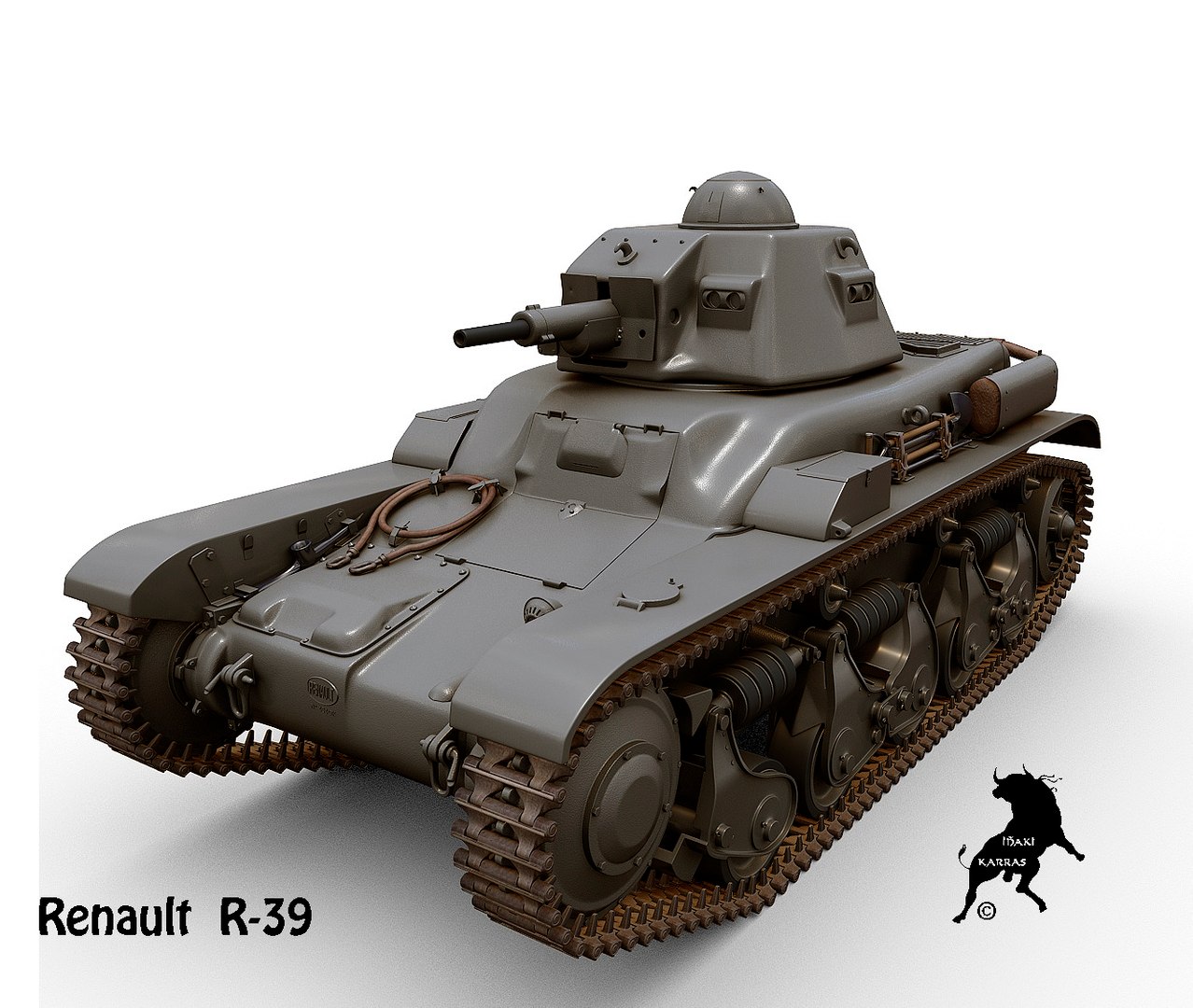 Renault R39 Model - TurboSquid 1237661