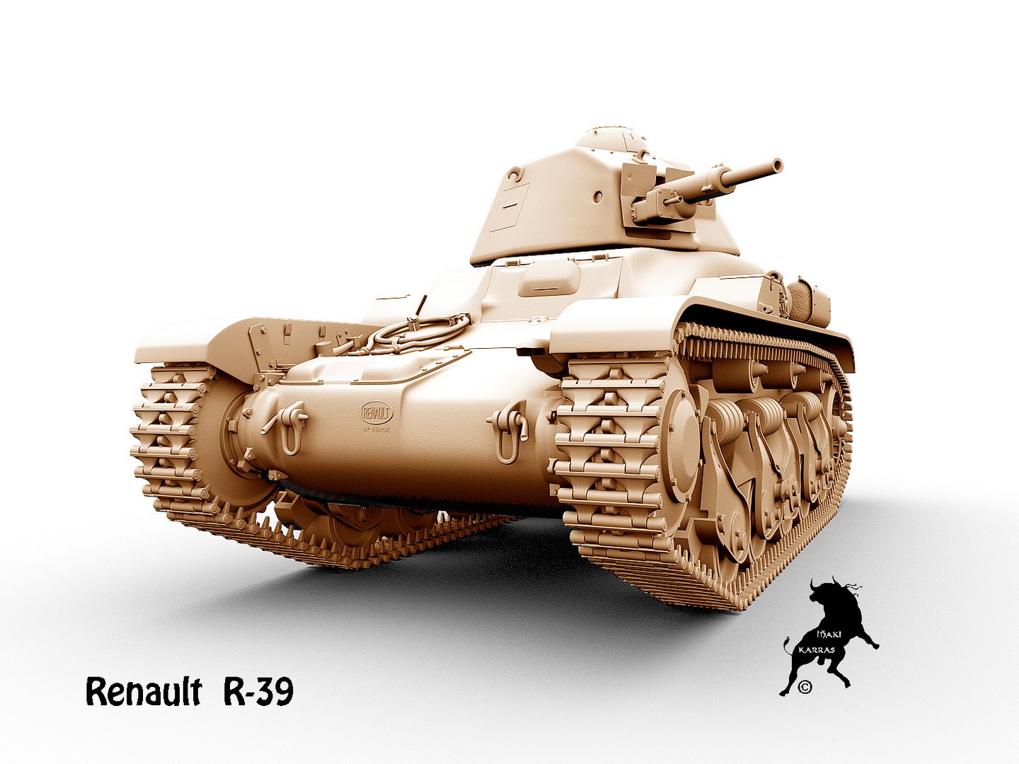 Renault R39 Model - TurboSquid 1237661