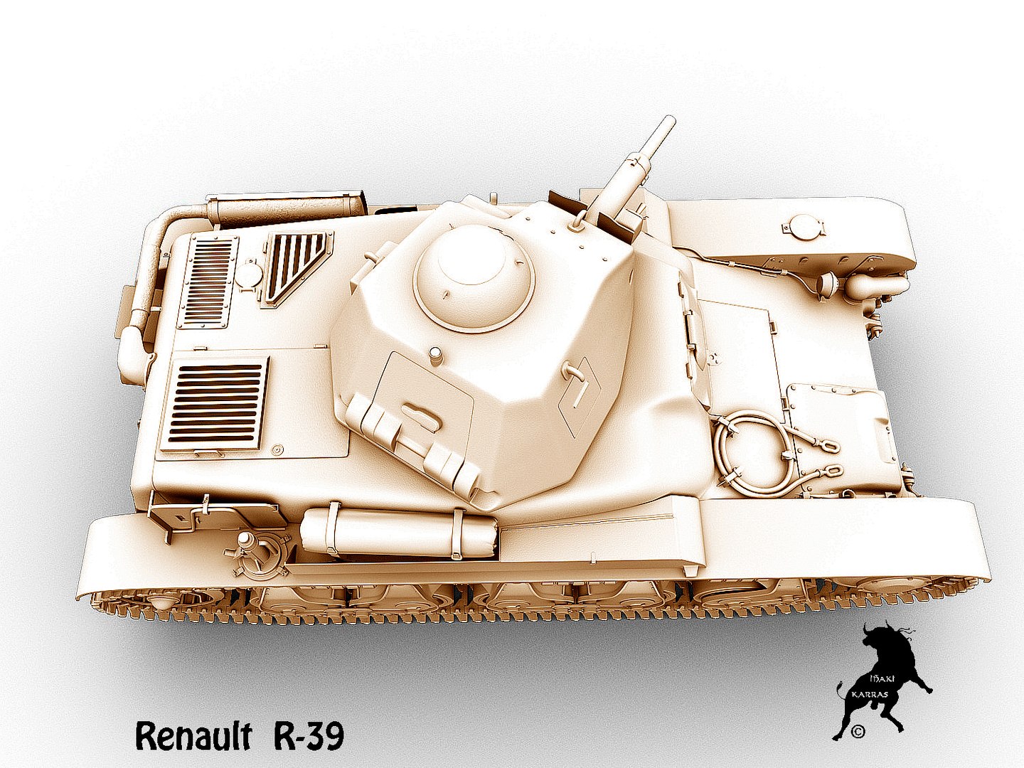 Renault R39 Model - TurboSquid 1237661