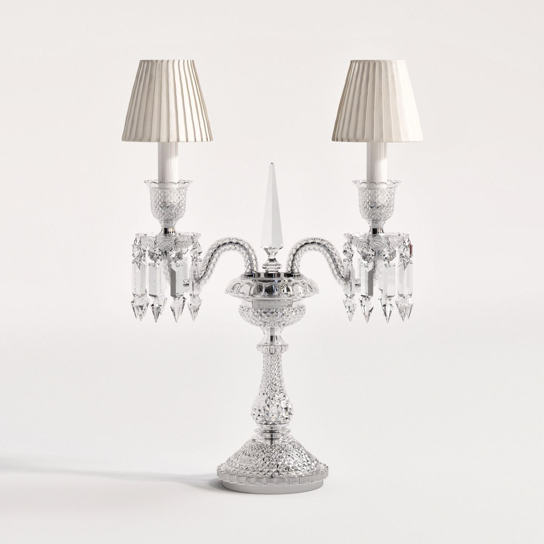 3d Model Baccarat Zenith Candelabra
