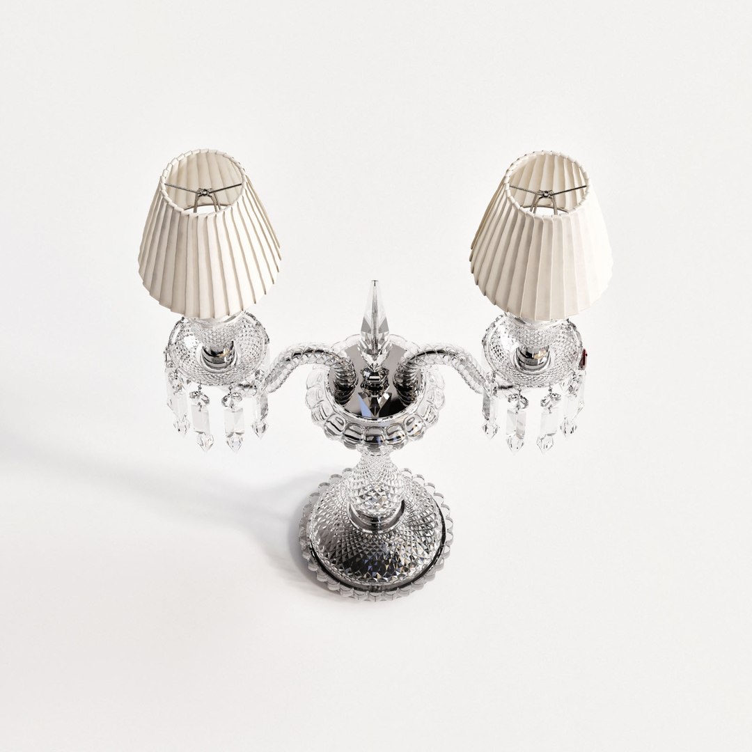 3d Model Baccarat Zenith Candelabra