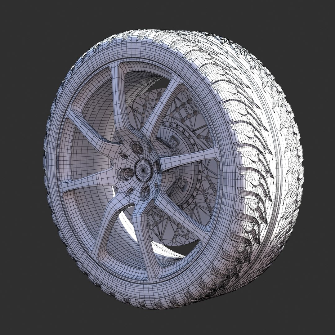 wheel 3d max