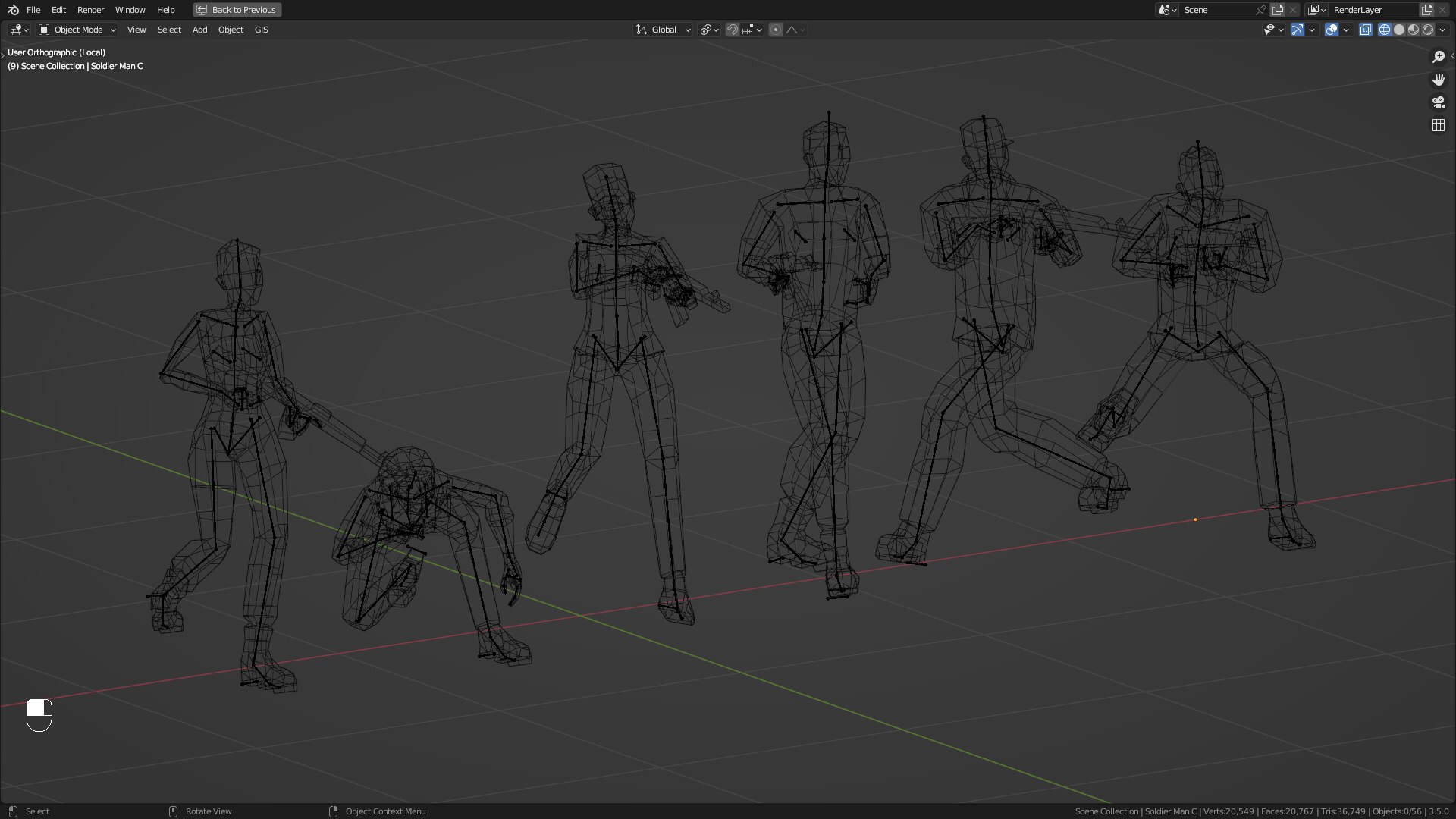 3D Ground Force Soldiers - Rigged And Animated - TurboSquid 2054920