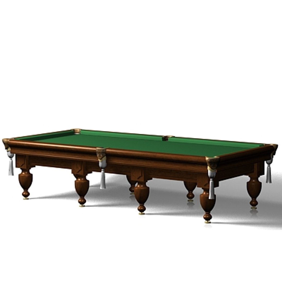 Russian Billiards Table 3d Model
