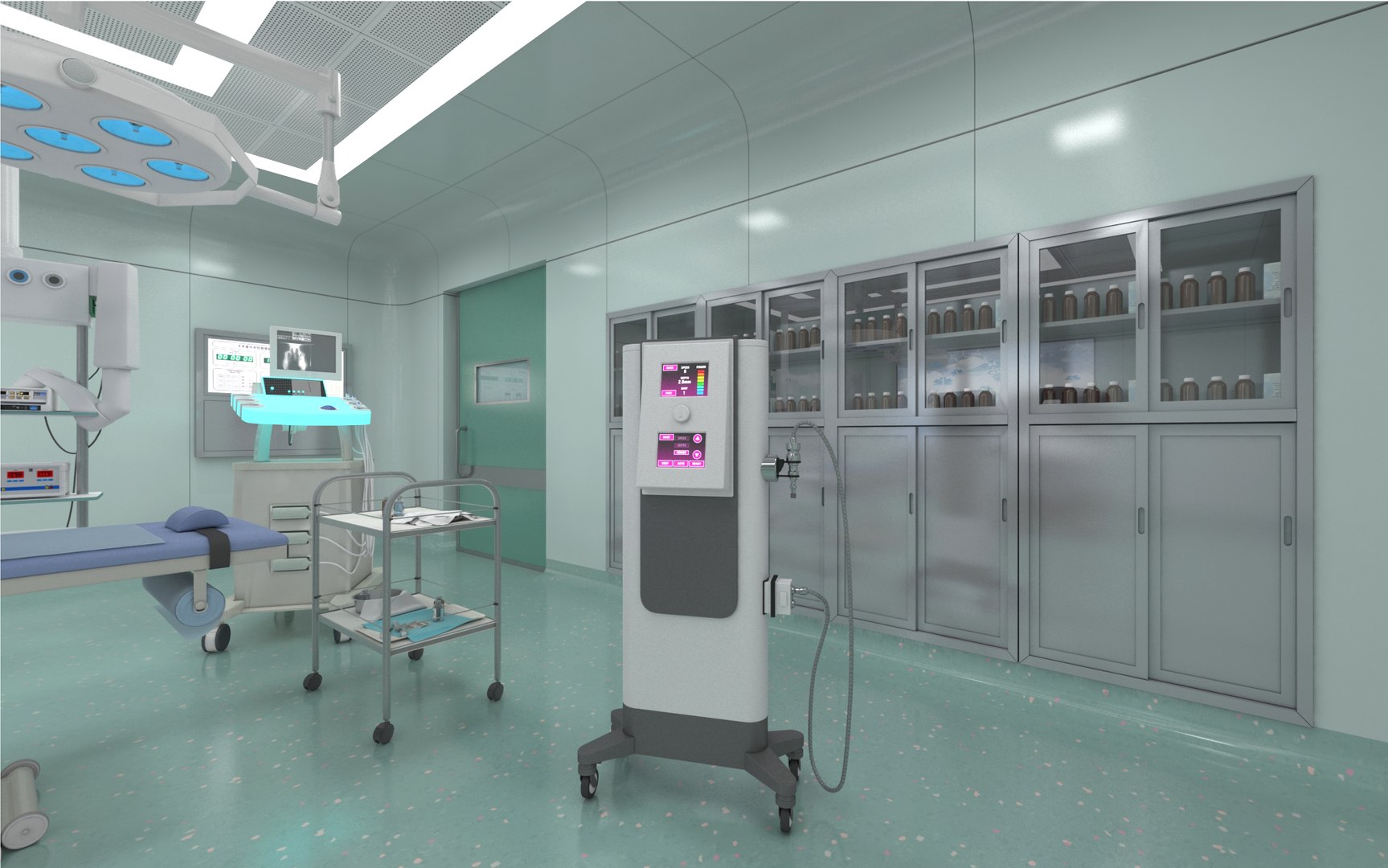 3D Model Medical Operating Room - TurboSquid 2150616