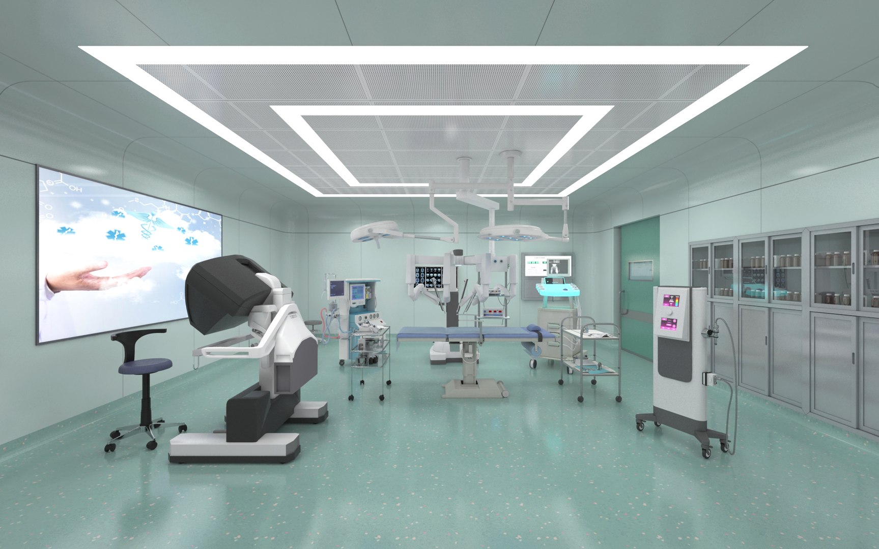 3D Model Medical Operating Room - TurboSquid 2150616