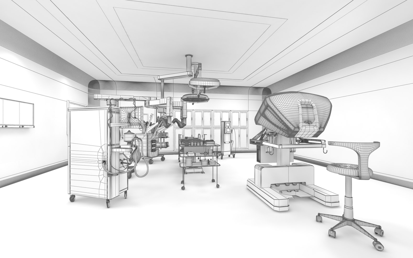 3D Model Medical Operating Room - TurboSquid 2150616