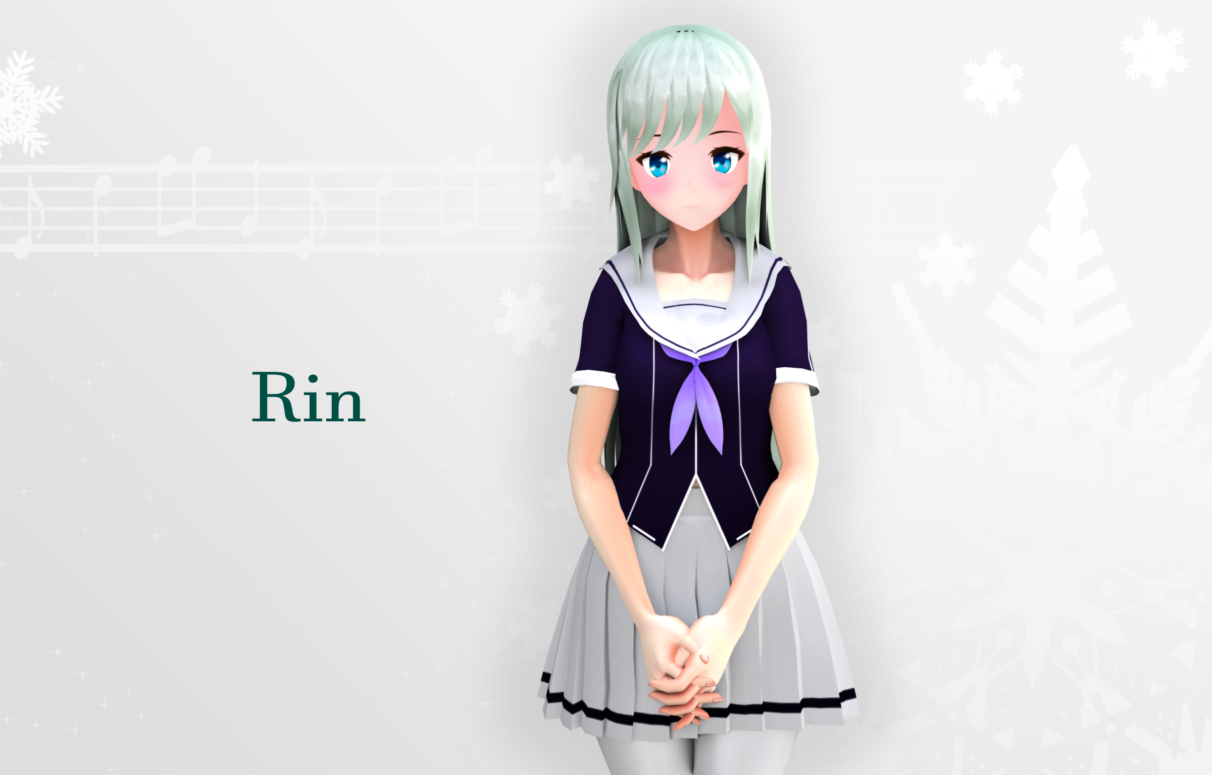 modelo 3d Rin Anime Estilo Original gratis - TurboSquid 1565076