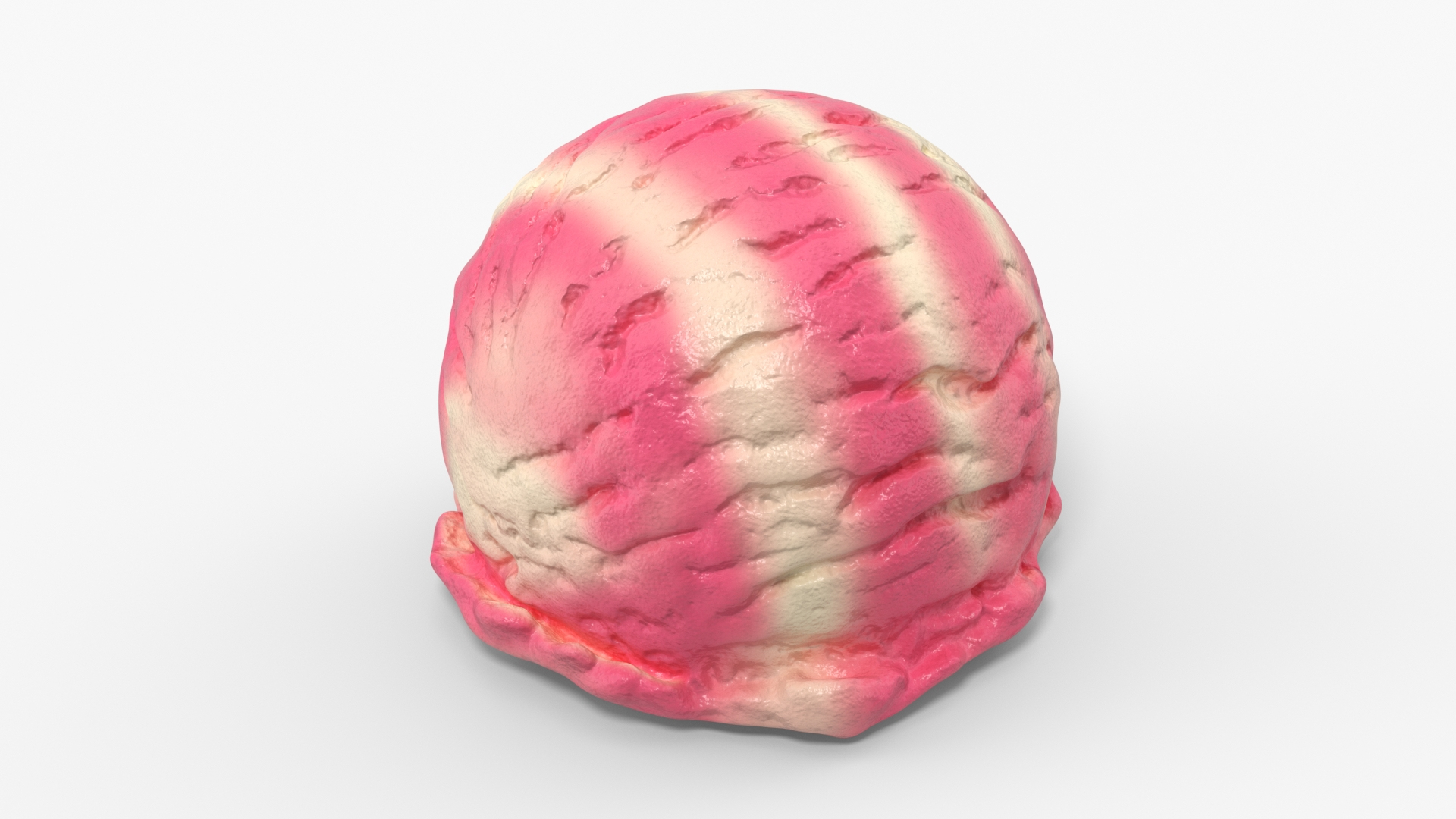 3D Double Flavor Ice Cream Ball - TurboSquid 2233806