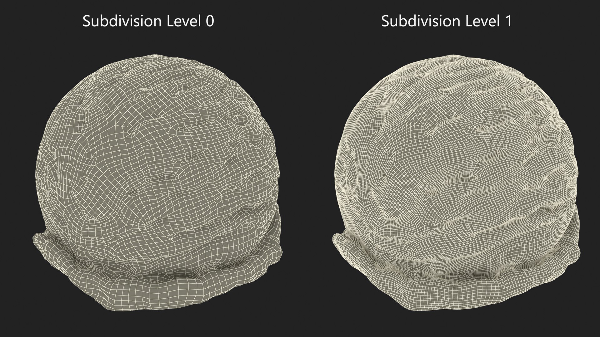 3D Double Flavor Ice Cream Ball - TurboSquid 2233806
