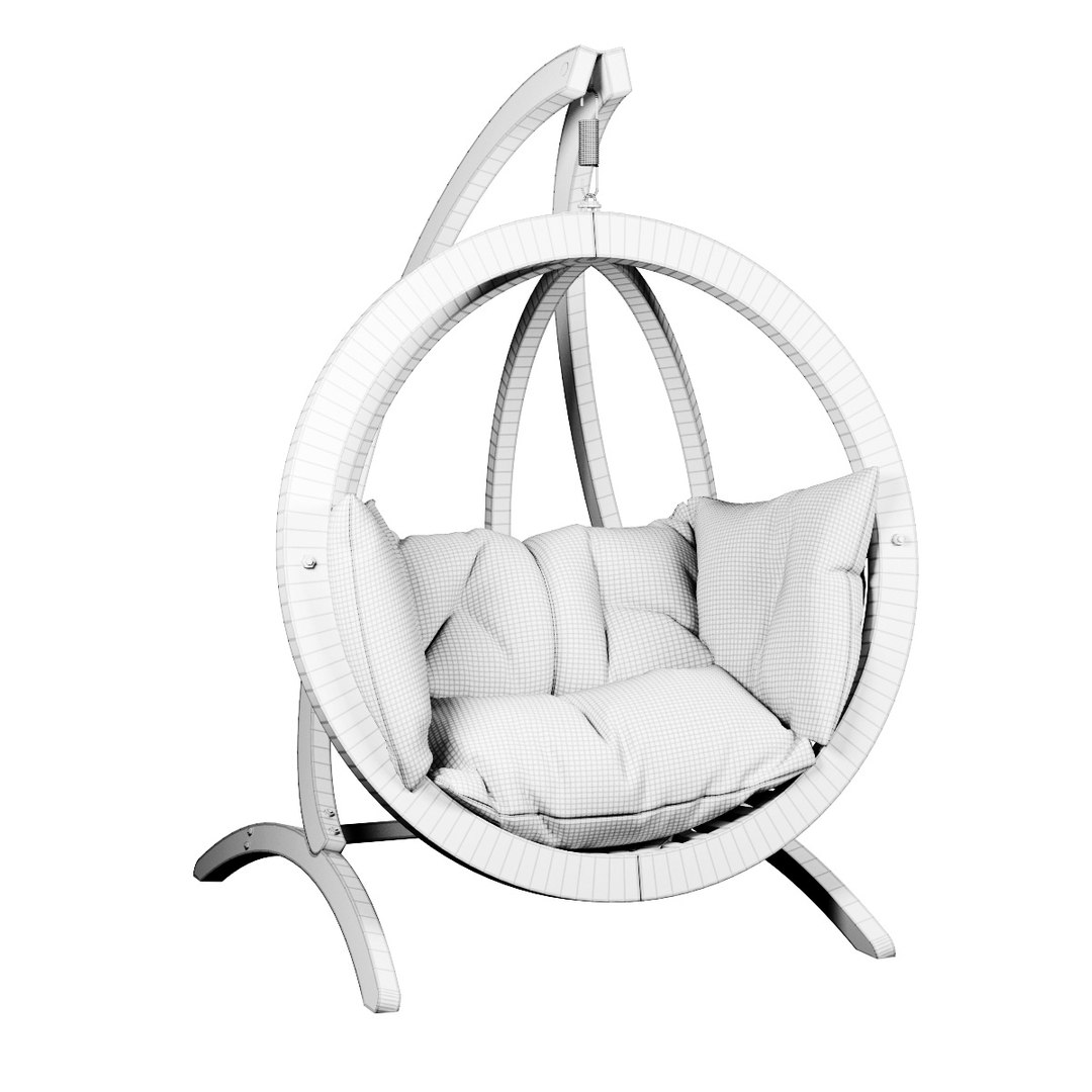 3d Hanging Rocking Chair