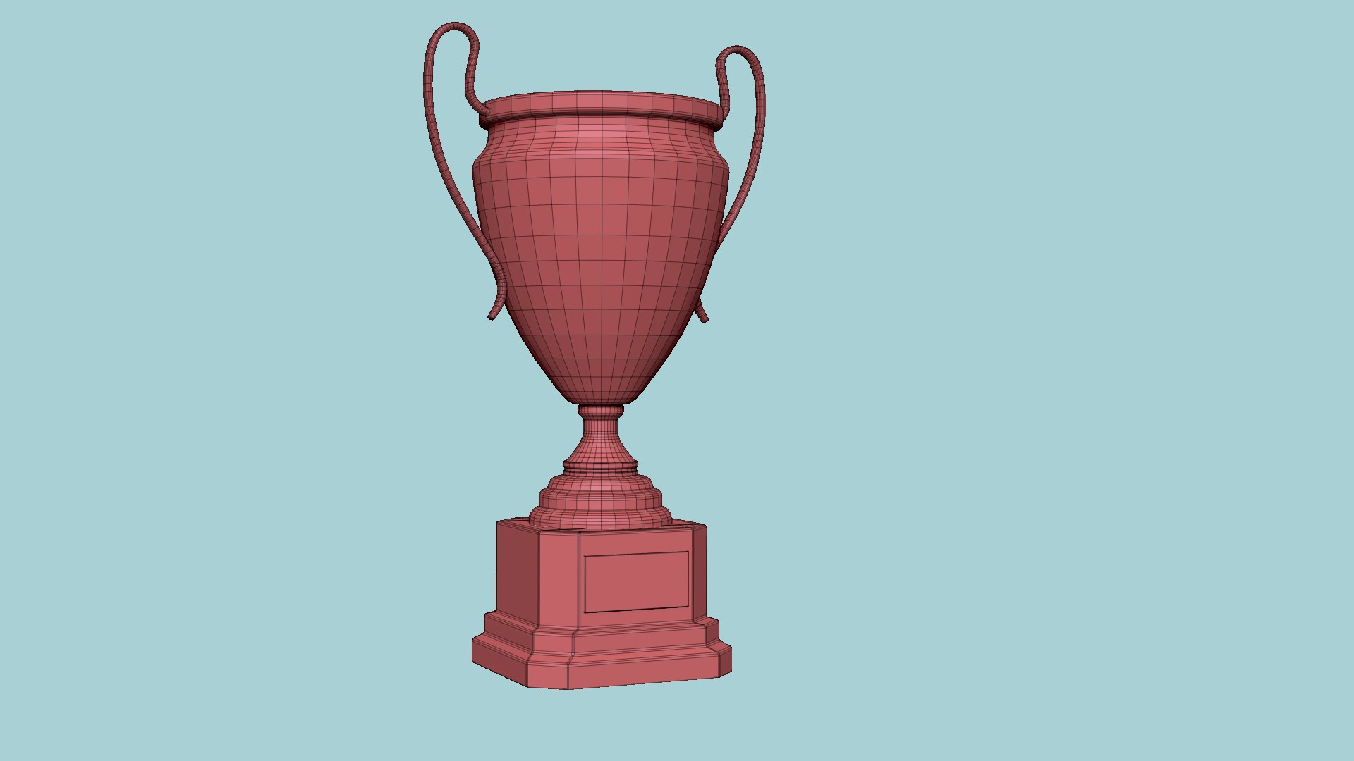 3D Trophy Award A02 - Blank Mock Up Basic Template Model - TurboSquid ...