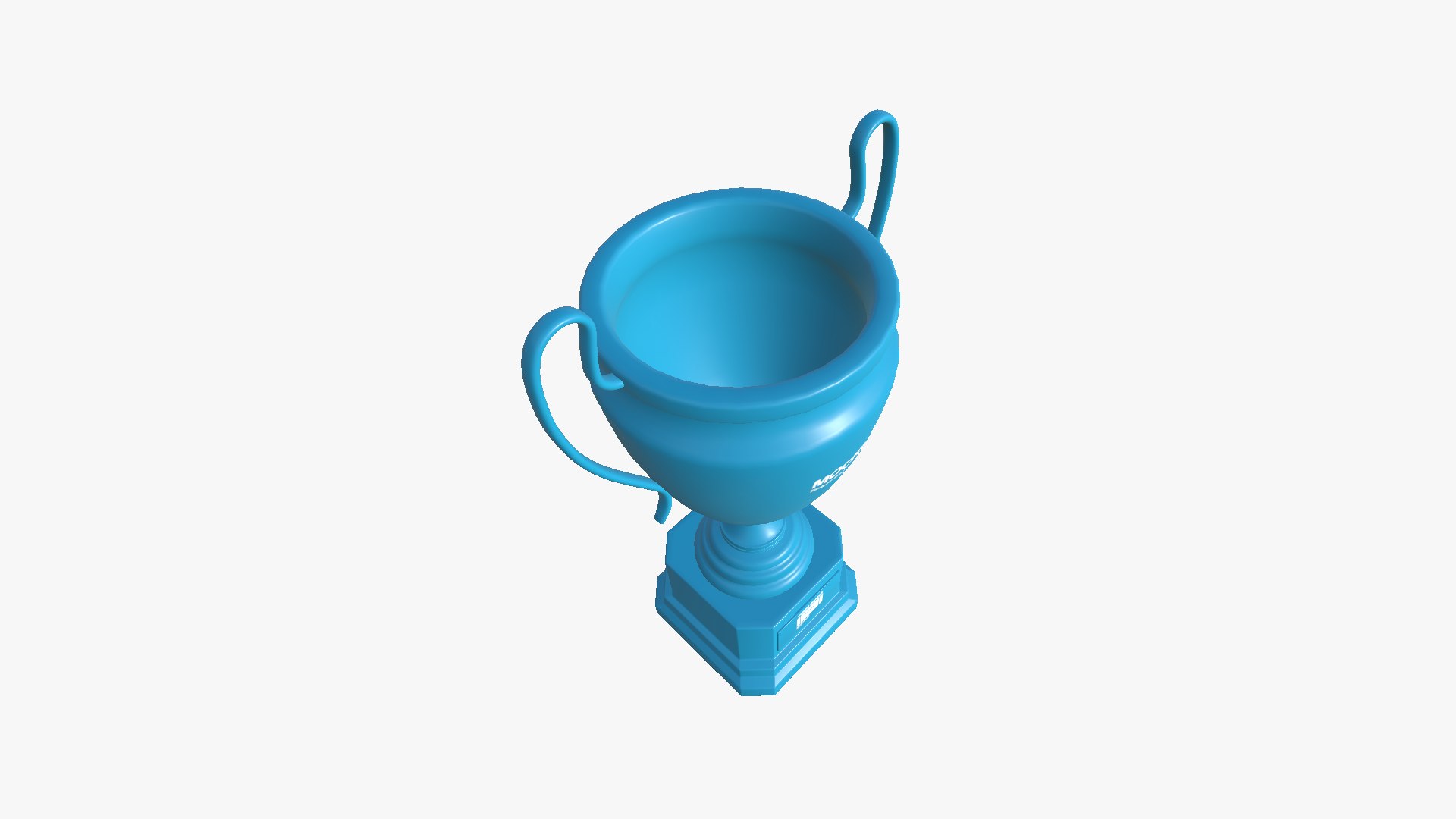 3D Trophy Award A02 - Blank Mock Up Basic Template Model - TurboSquid ...