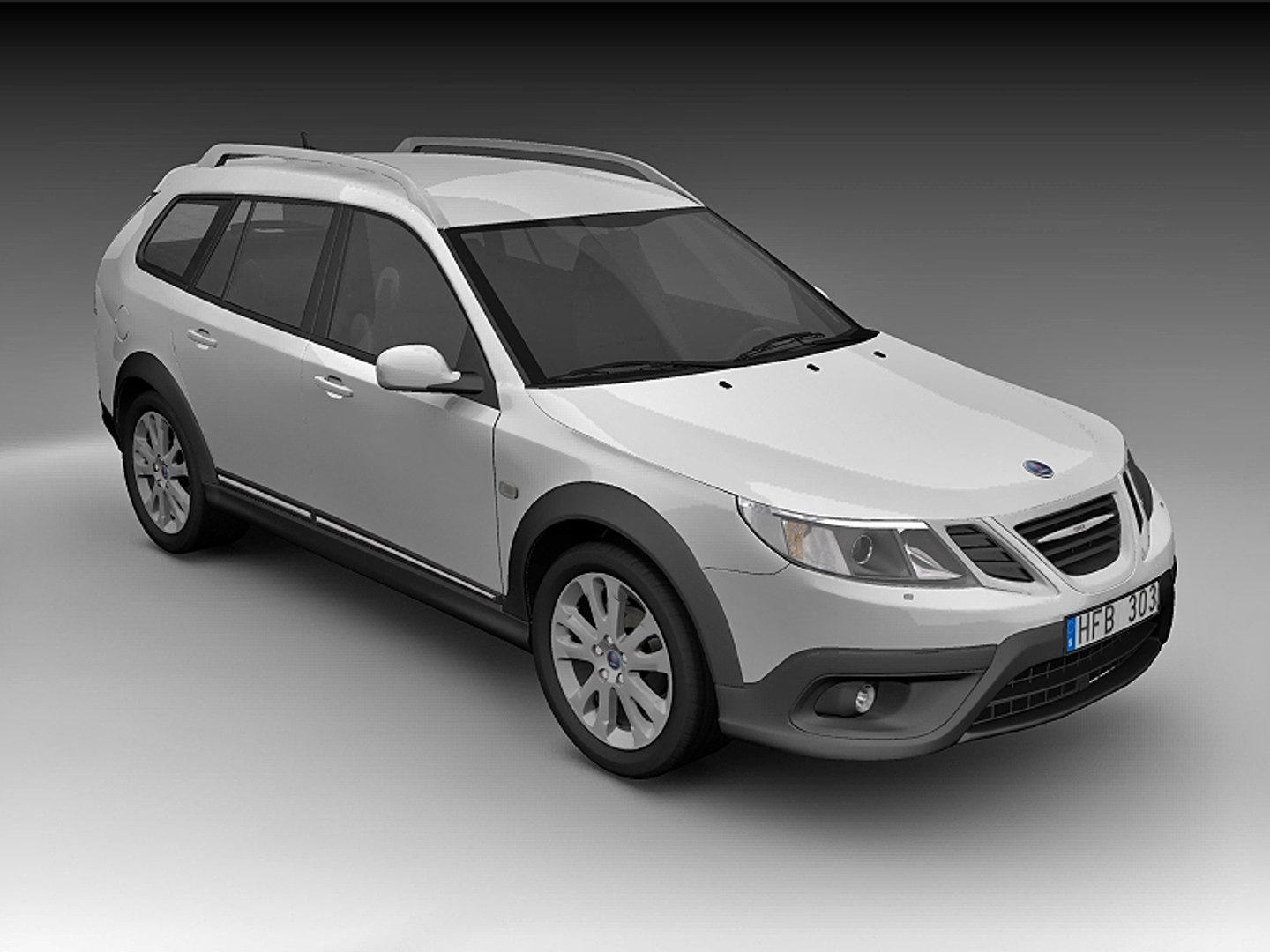 Saab 9 3x Crossover 3d Model