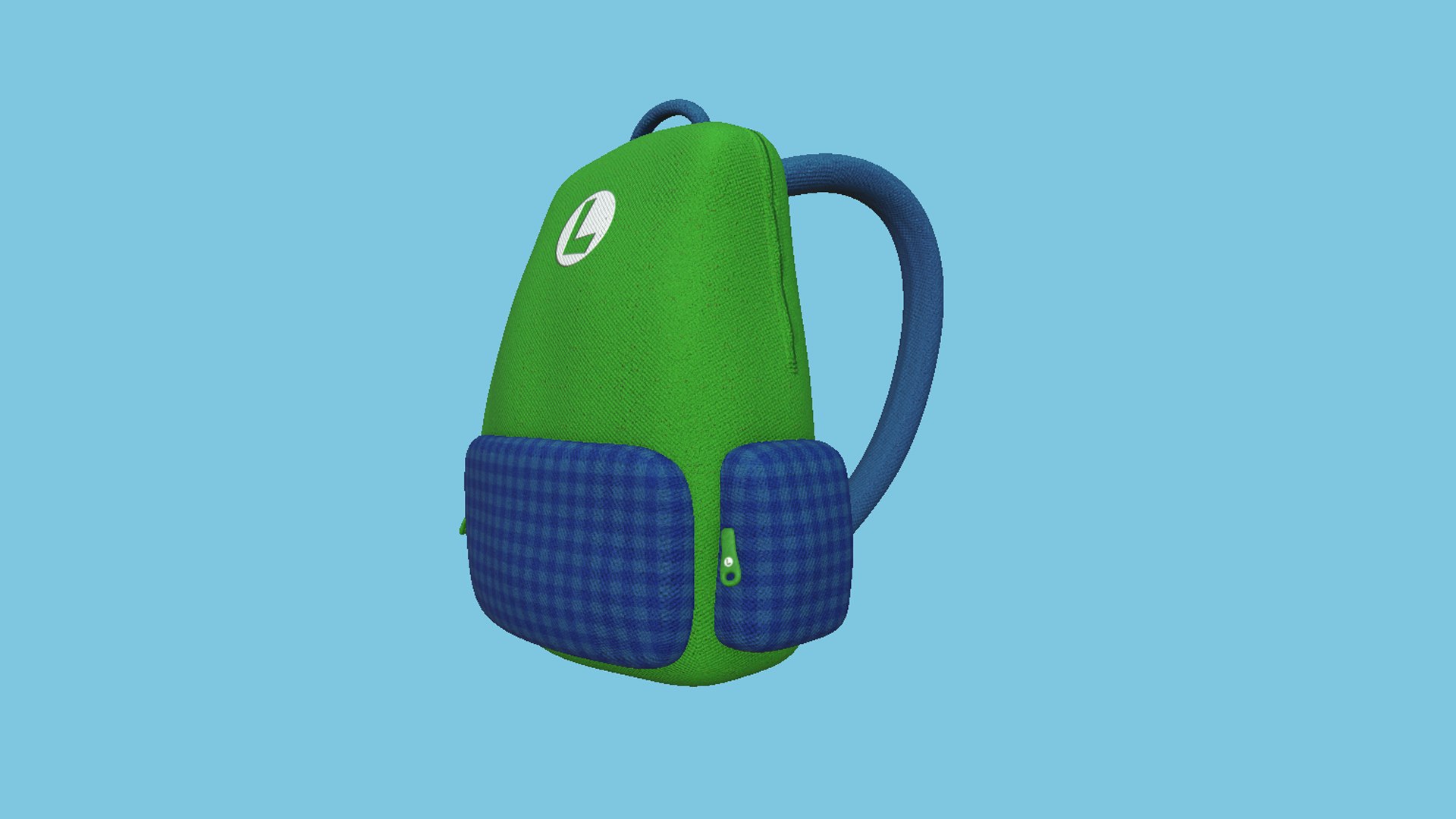 3D Luigi Backpack - Fashion Costume - Character Design - TurboSquid 1715701