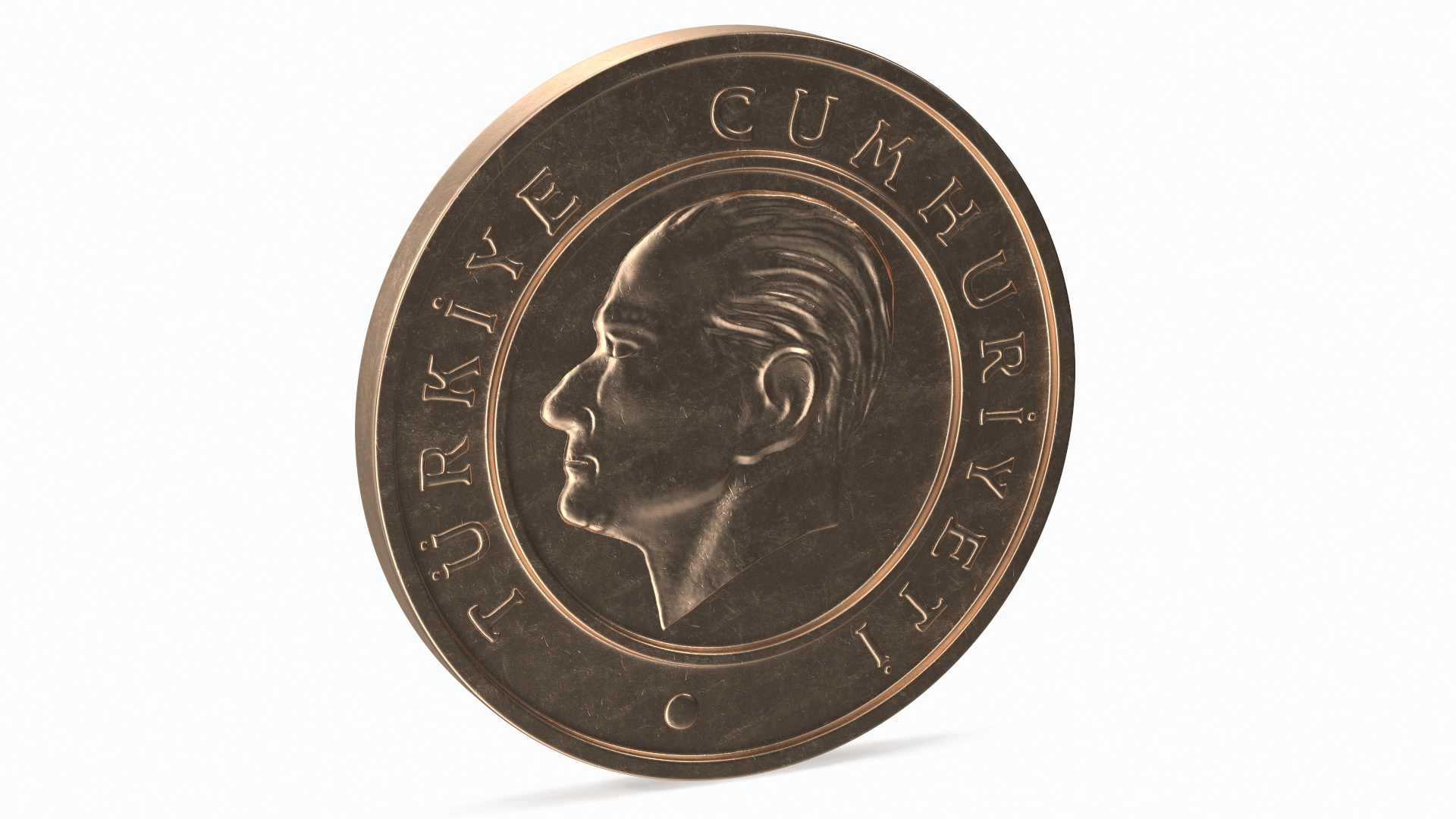 3D One Kurus Coin From Turkey - TurboSquid 1985962