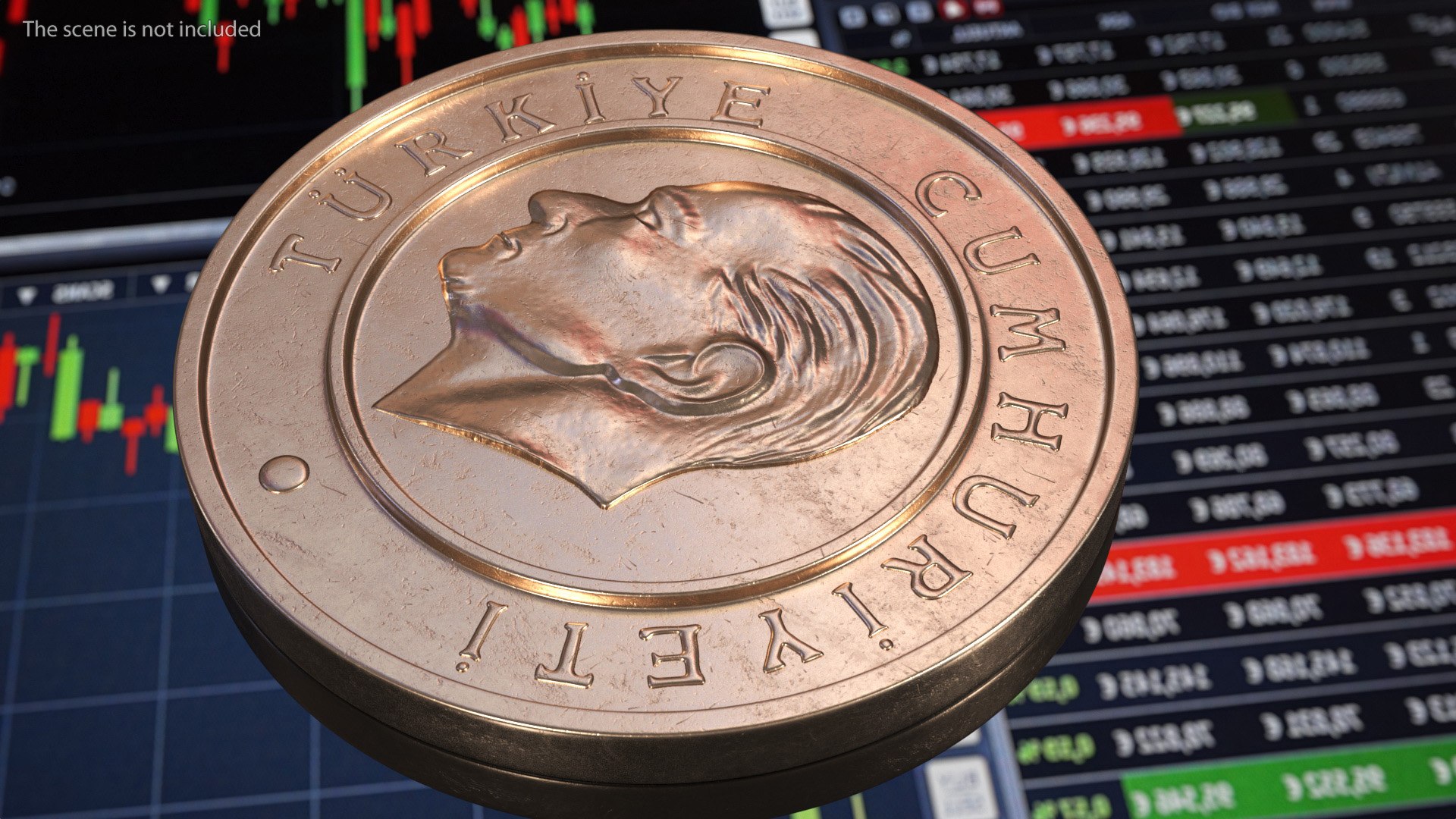 3D One Kurus Coin From Turkey - TurboSquid 1985962