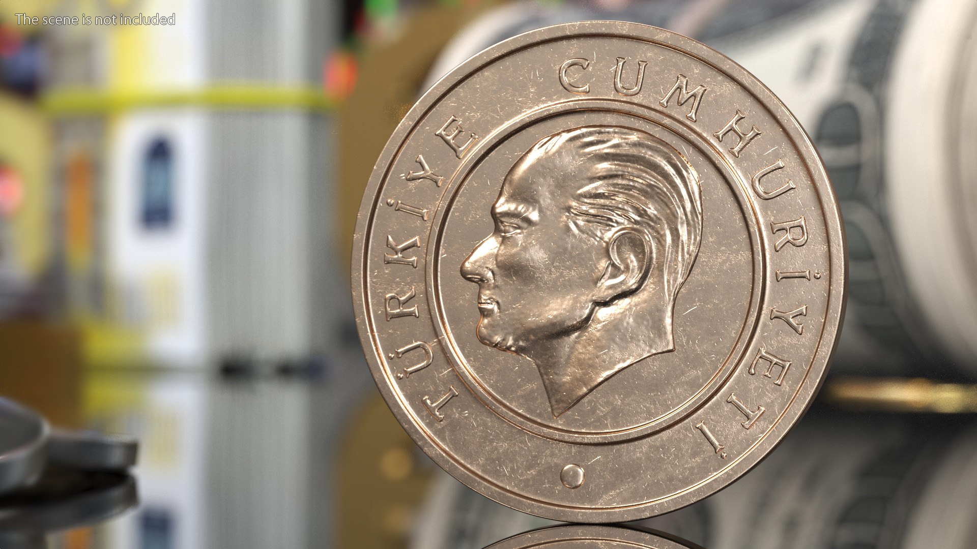 3D One Kurus Coin From Turkey - TurboSquid 1985962