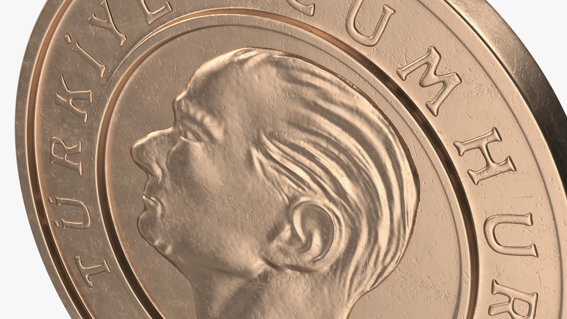 3D One Kurus Coin From Turkey - TurboSquid 1985962