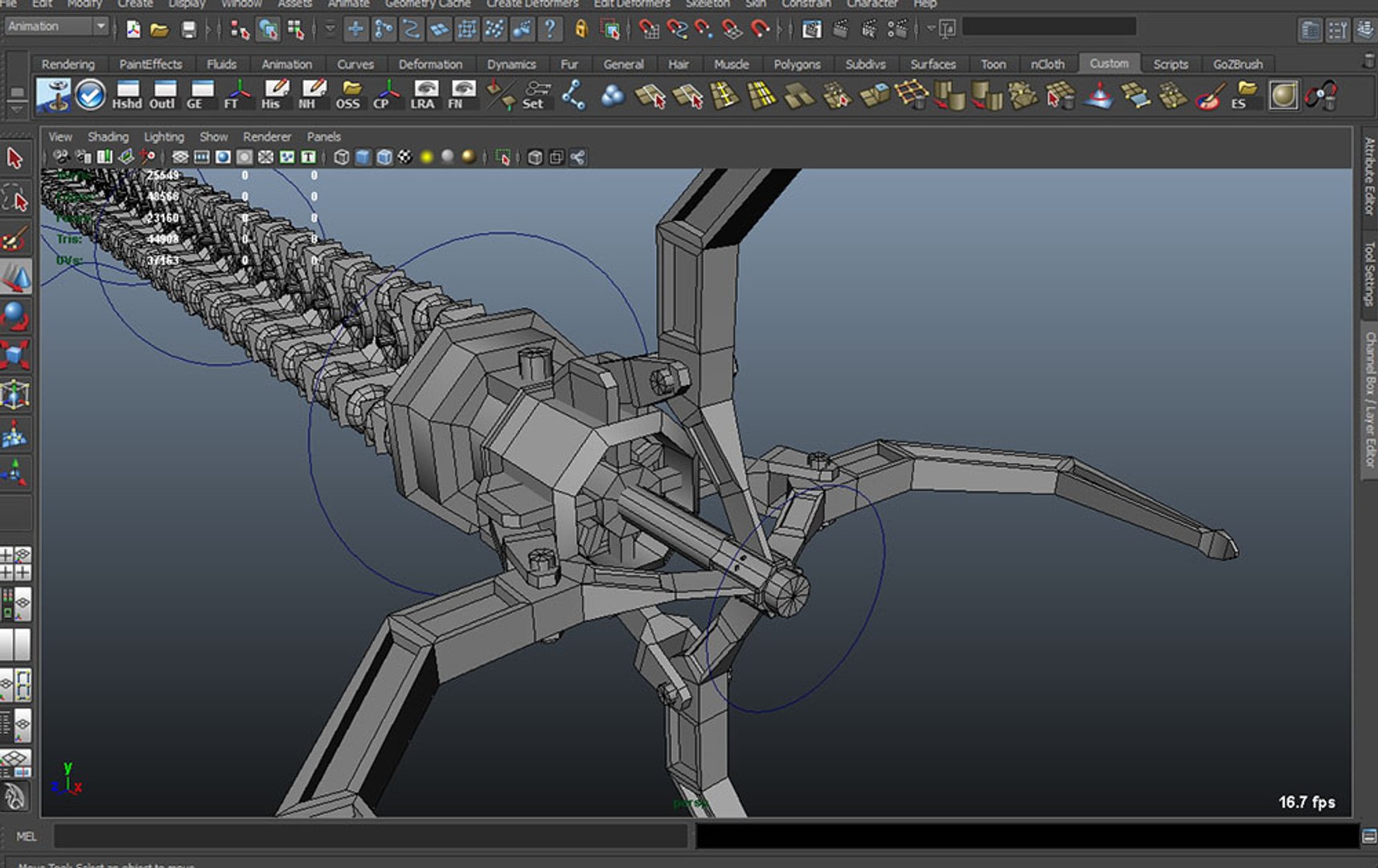Maya Robot Arm