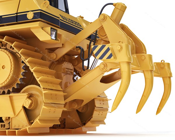 3d model of dozer bulldozer