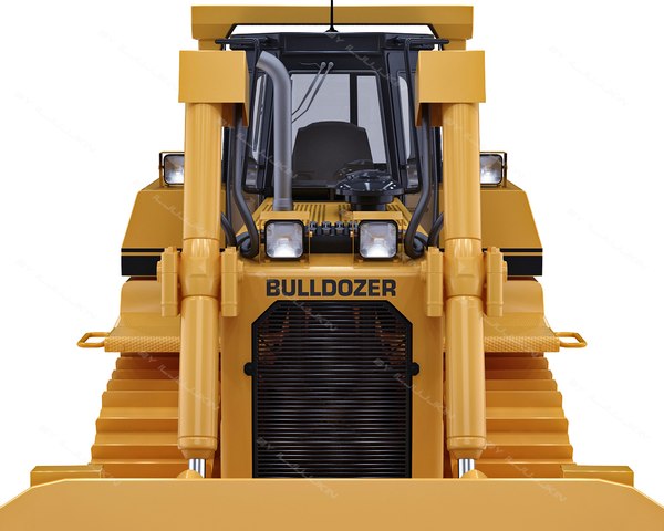 3d model of dozer bulldozer
