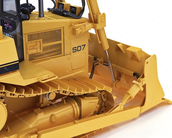 3d model of dozer bulldozer