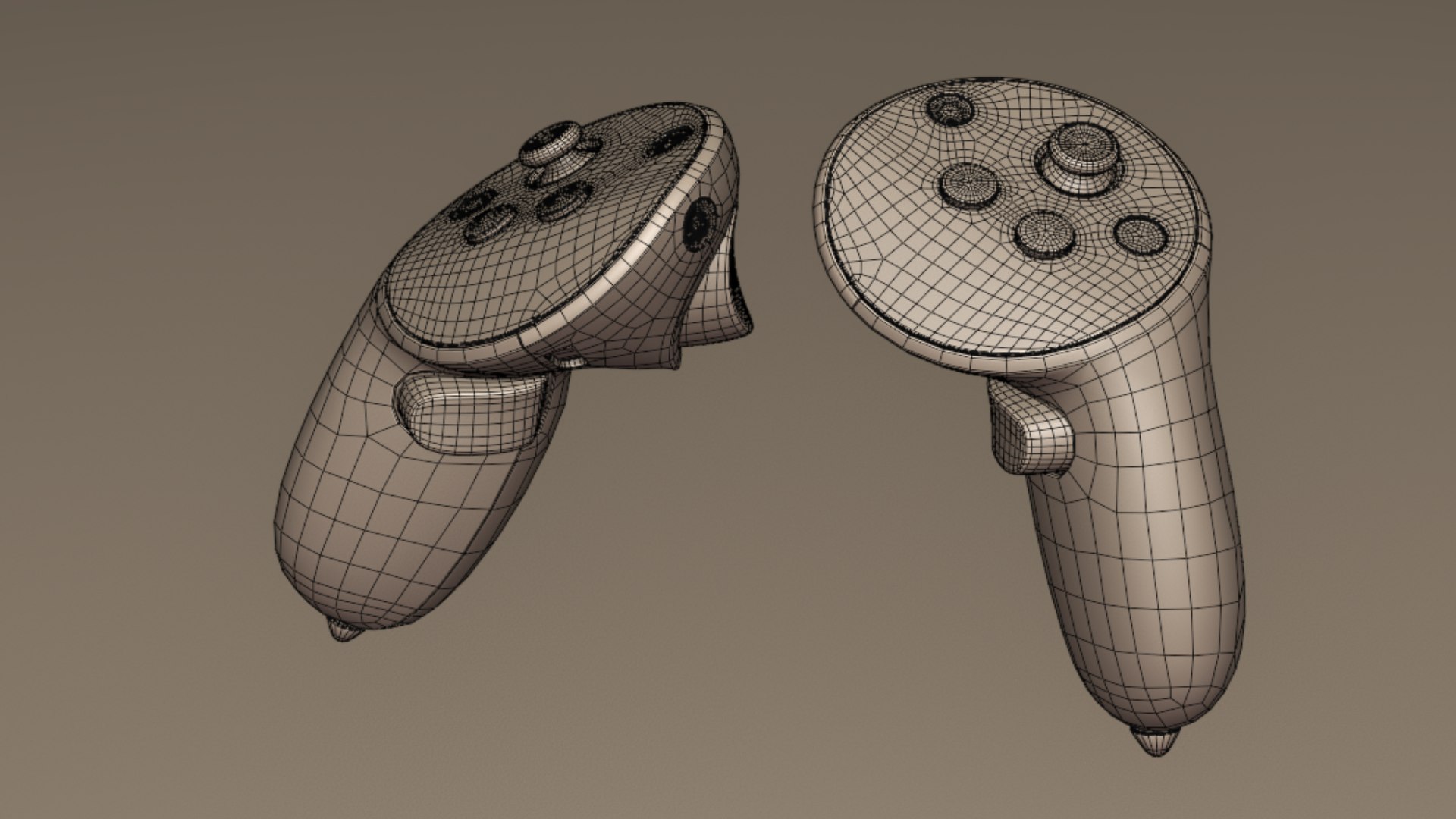 Meta Quest Touch Pro Controllers 3D Model - TurboSquid 2168142