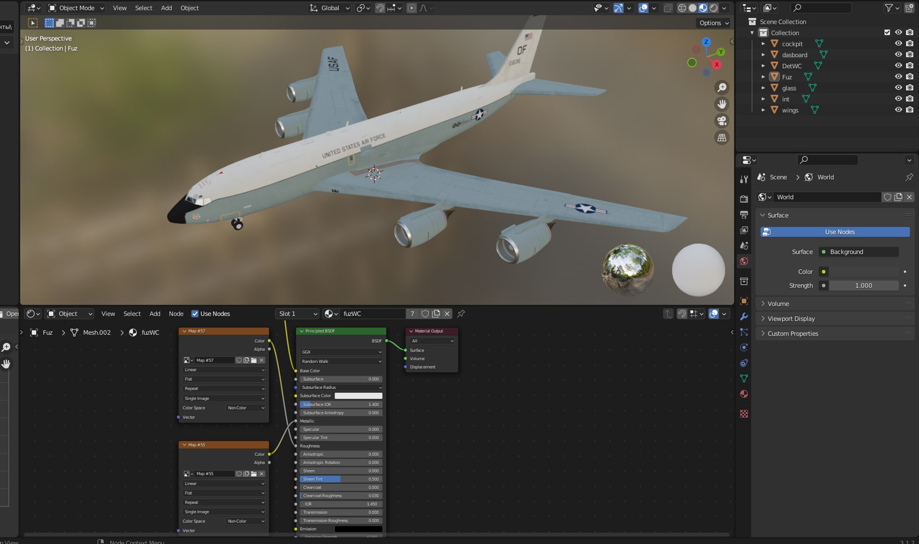 WC-135 Constant Phoenix 3D - TurboSquid 2091122