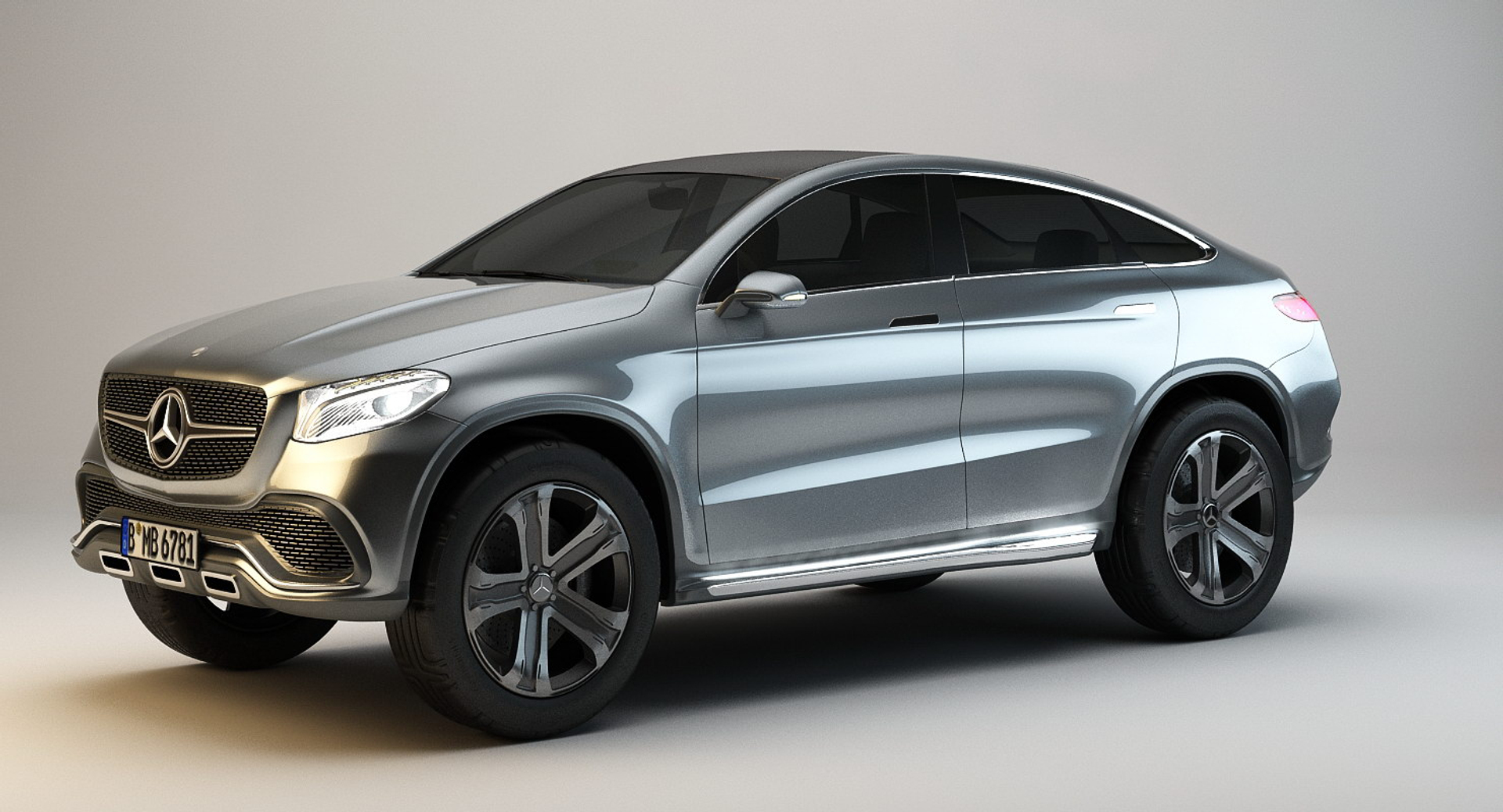 Mercedes Suv Coupe Concept Obj