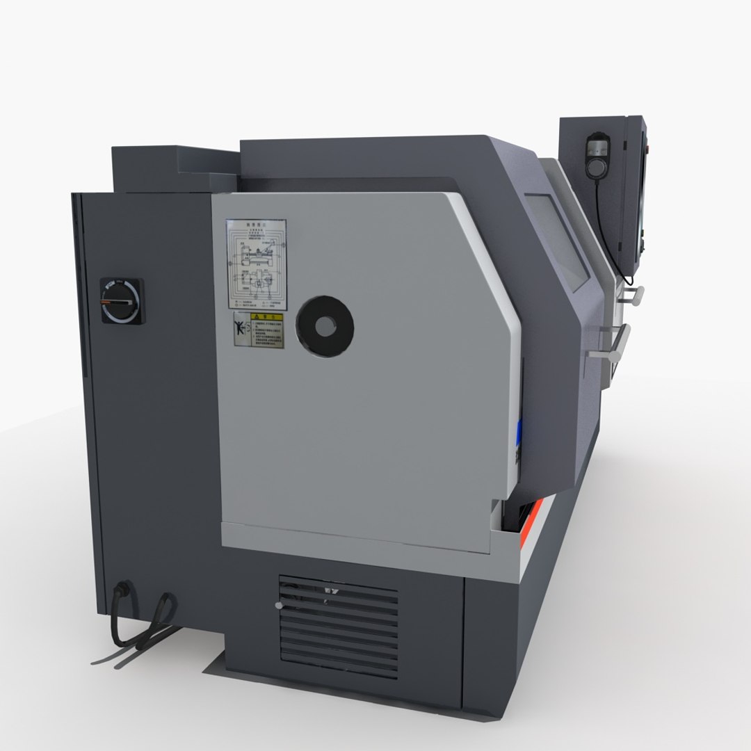 3D Cnc Machine Tool 2 Model - TurboSquid 1382476