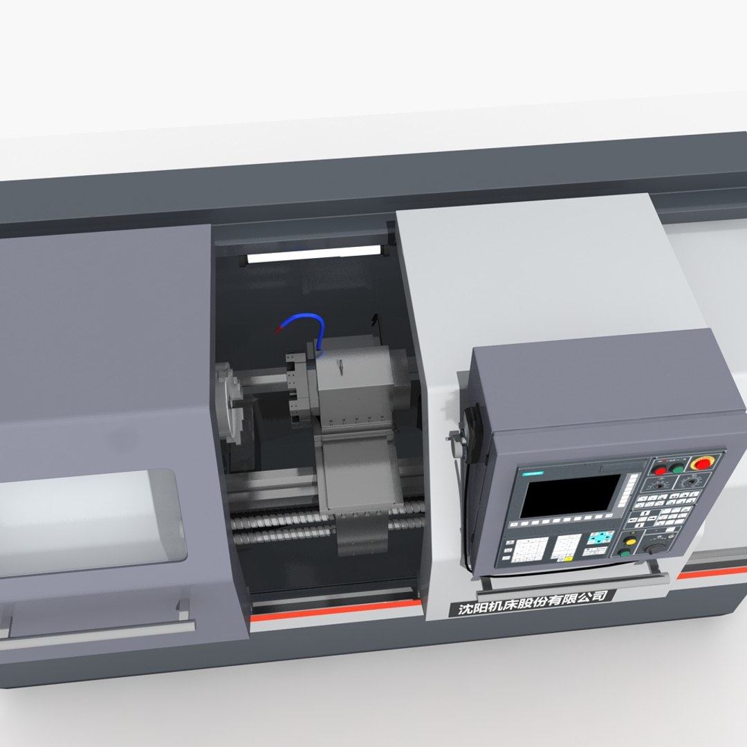 3D Cnc Machine Tool 2 Model - TurboSquid 1382476