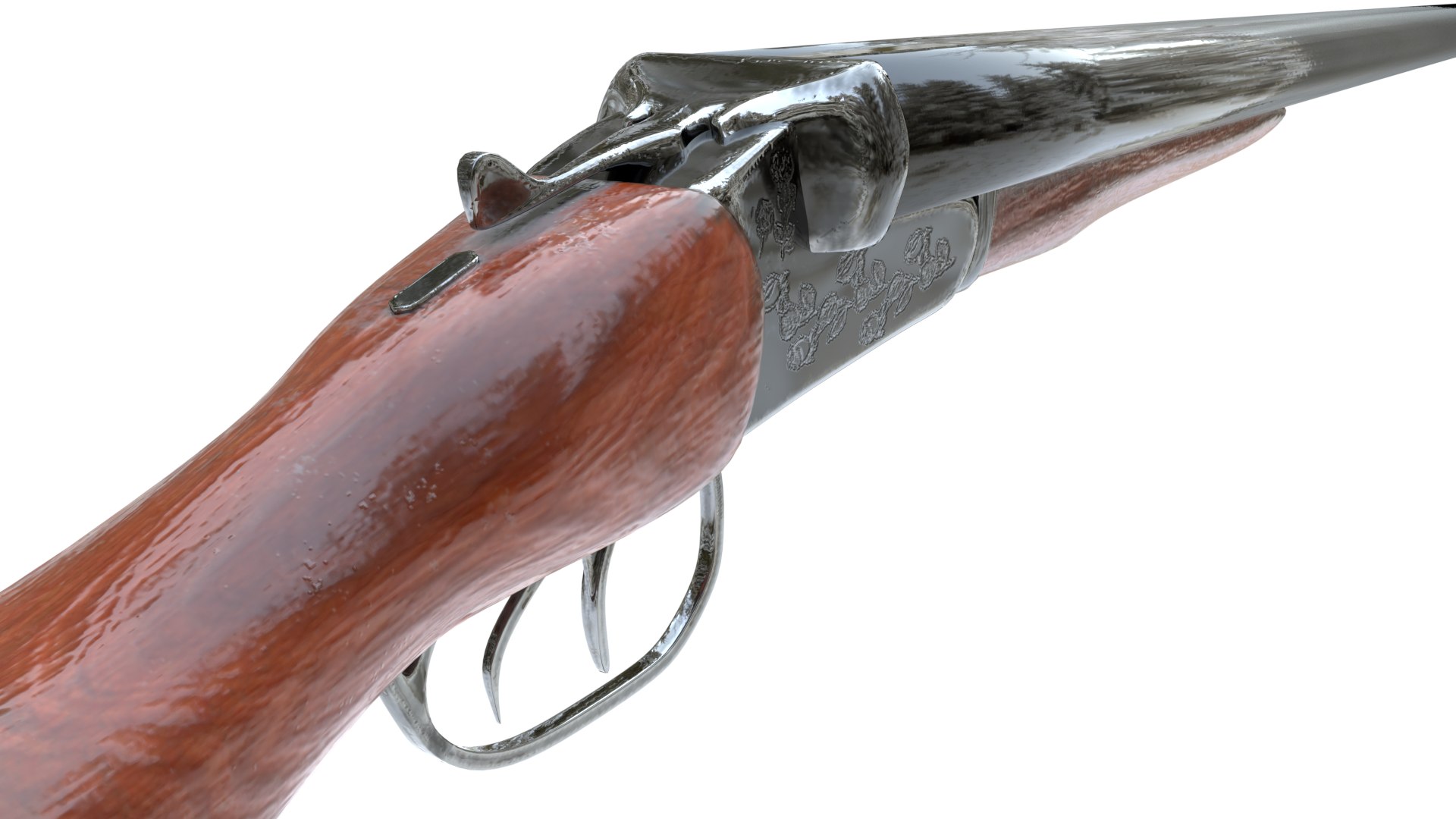 Hunting rifle special 3D model - TurboSquid 1344708