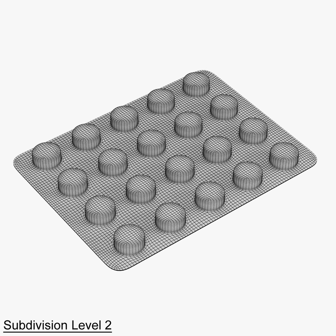 3D Pills 2 - TurboSquid 1403738