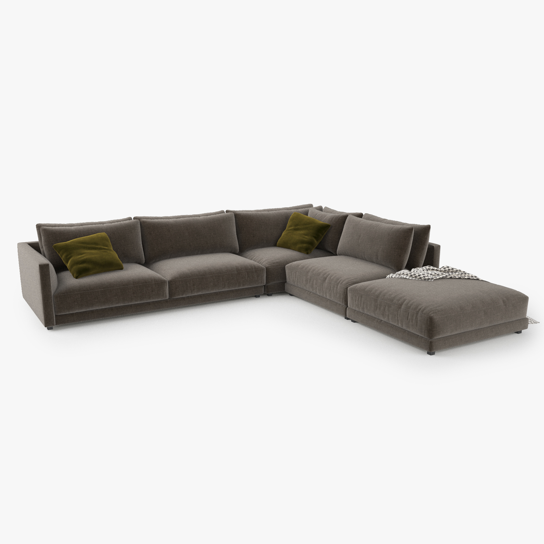 3d 3ds poliform bristol sofa